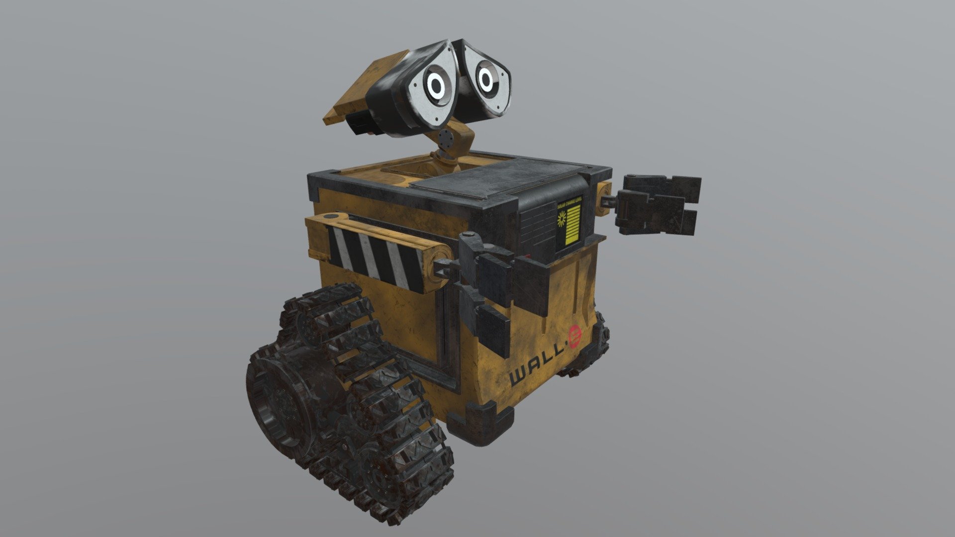 Wall-E Robot - 3D model by praphulwork [2e1ede1] - Sketchfab
