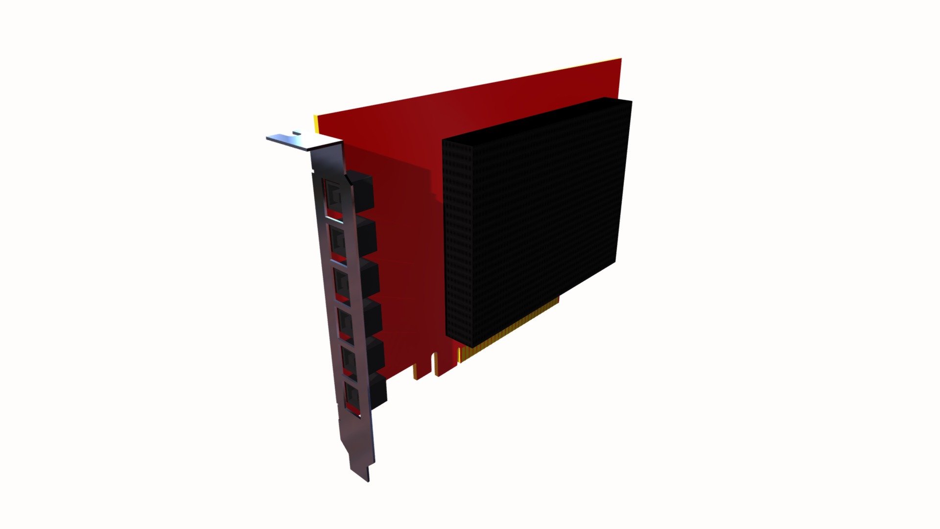 Display Port Graphics Card - 3D model by cavicom (@ASI) [2e1ee11 ...
