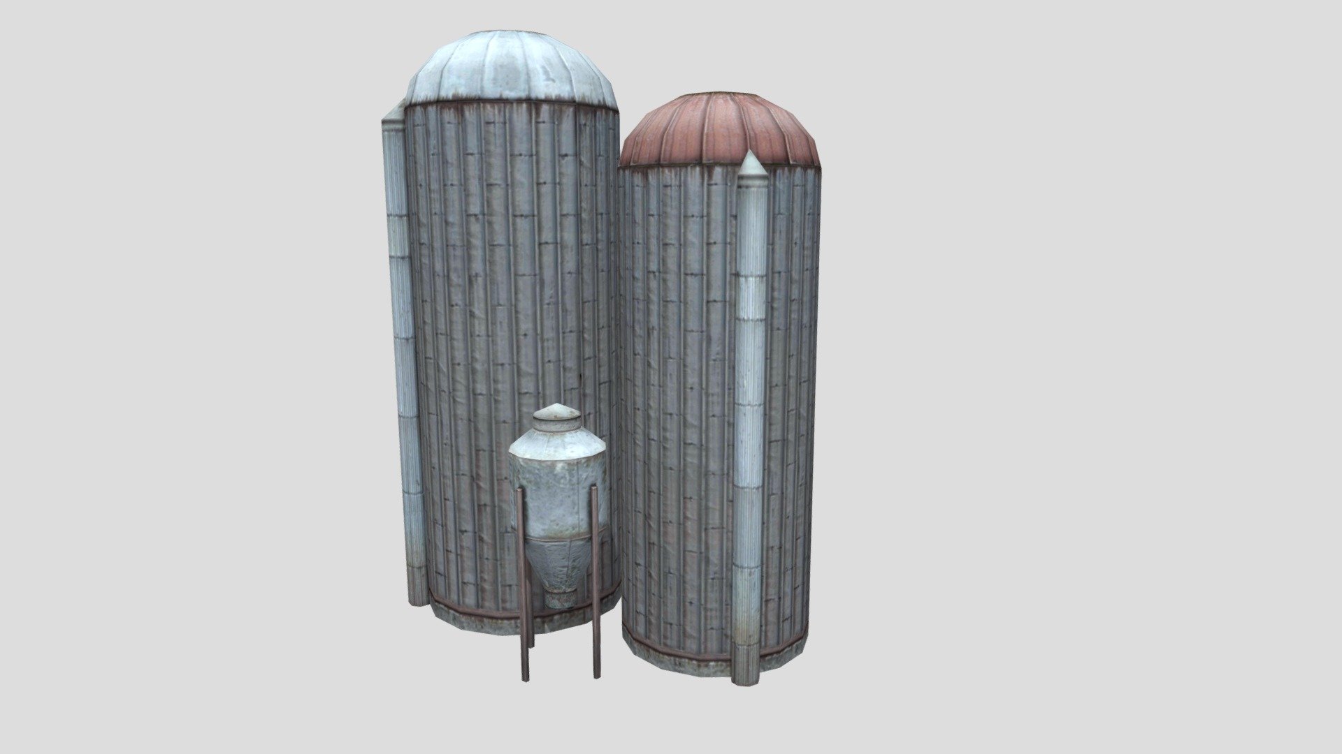 Grain Storage - Buy Royalty Free 3D model by luxe3dworld [2e1fa12 ...