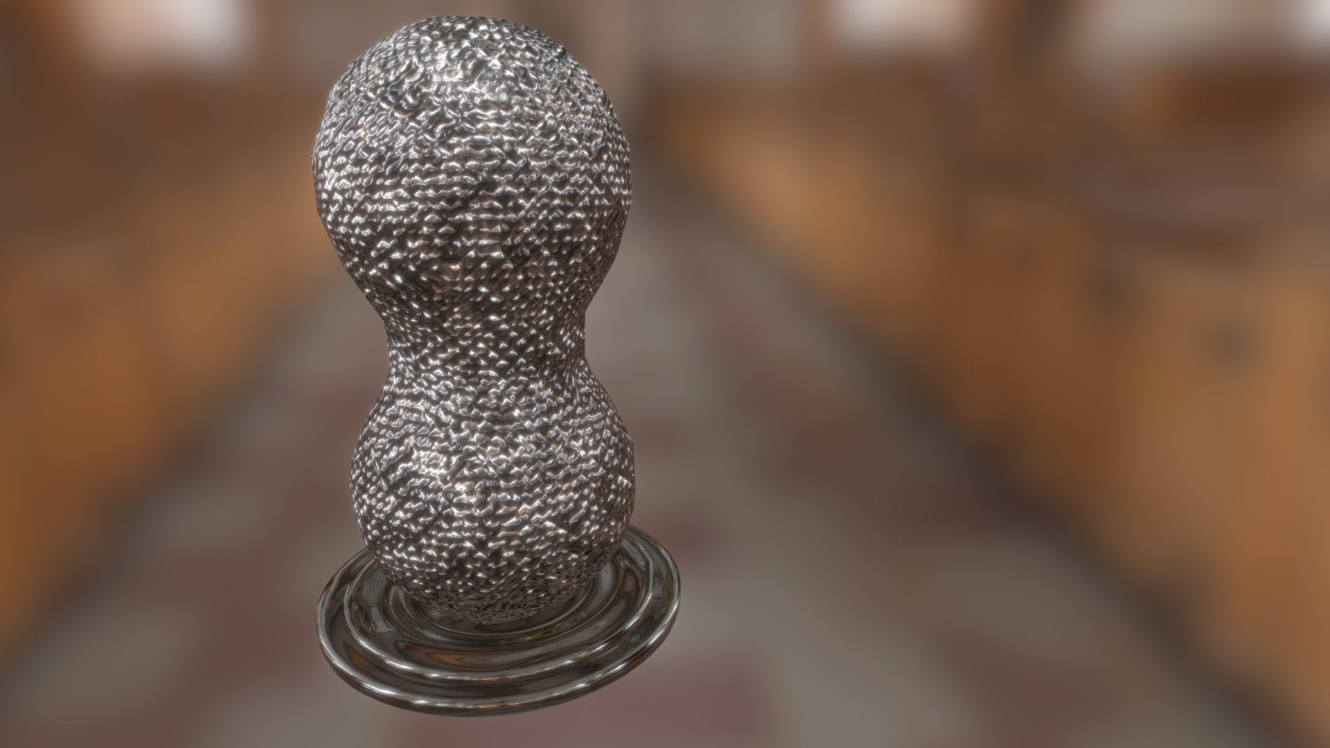 Silver Metallic art piece or prop - 3D model by Koros (@Koronos ...
