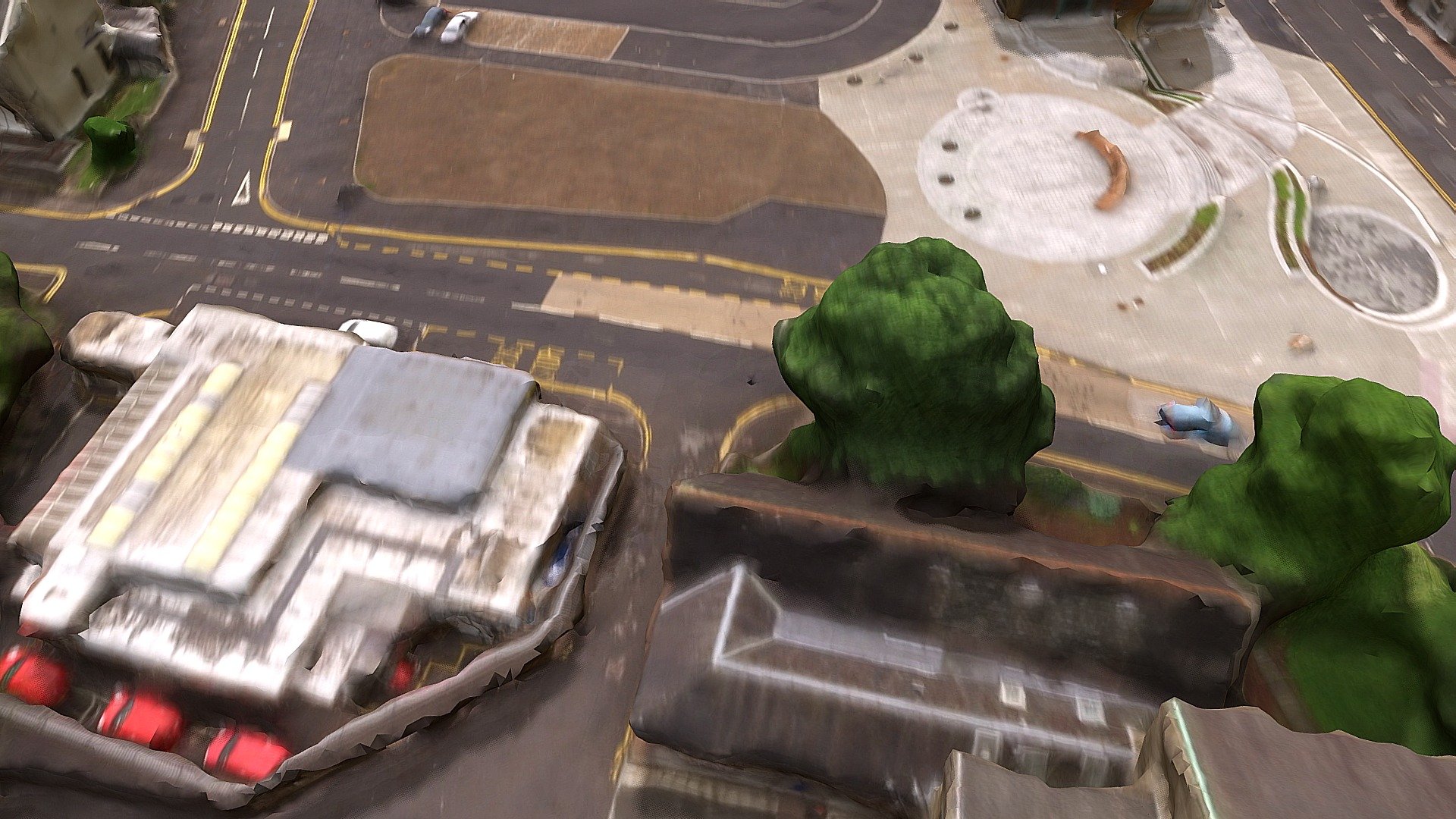 Denny Town Centre - 3D model by Media Environents (@aerolistic ...