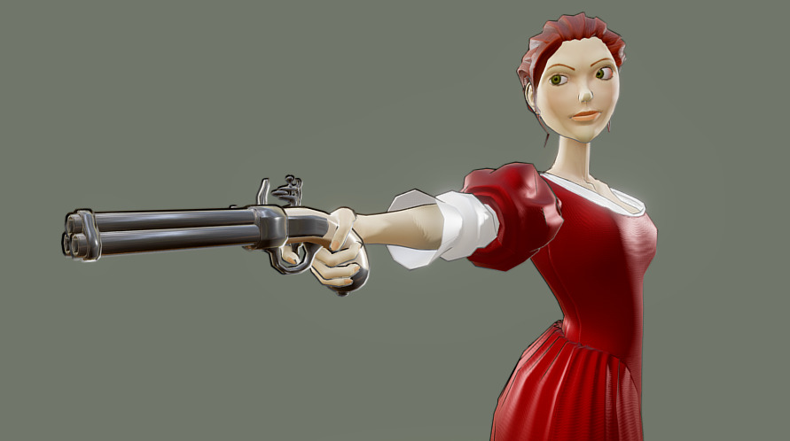 Angélique - 3D model by Kyan0s [2e226ff] - Sketchfab