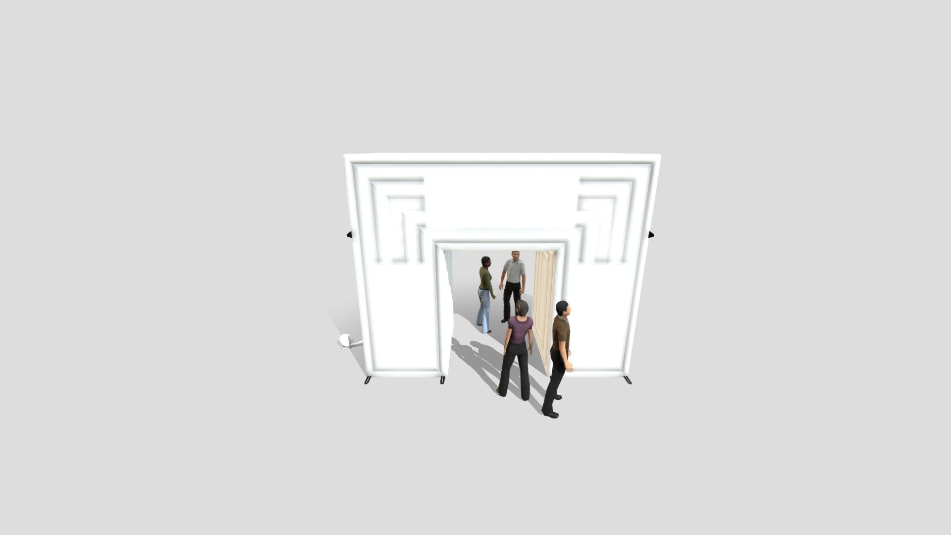 Arco Cuadrado - 3D model by allendale (@allendalegroup) [2e2351f ...
