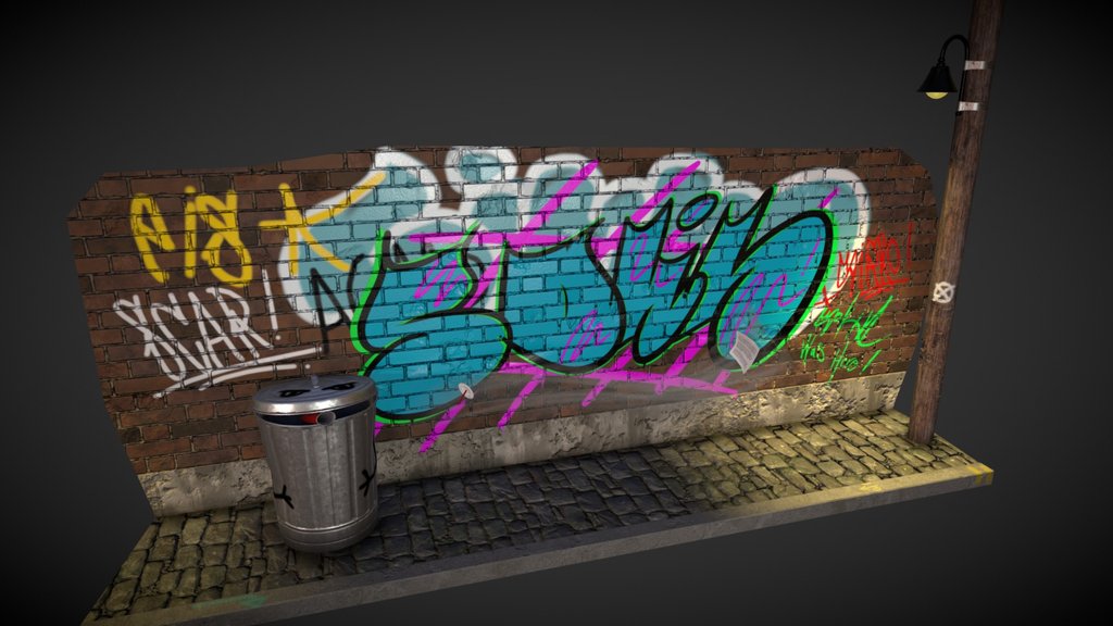 GRAFFITI - A 3D model collection by apo11o - Sketchfab