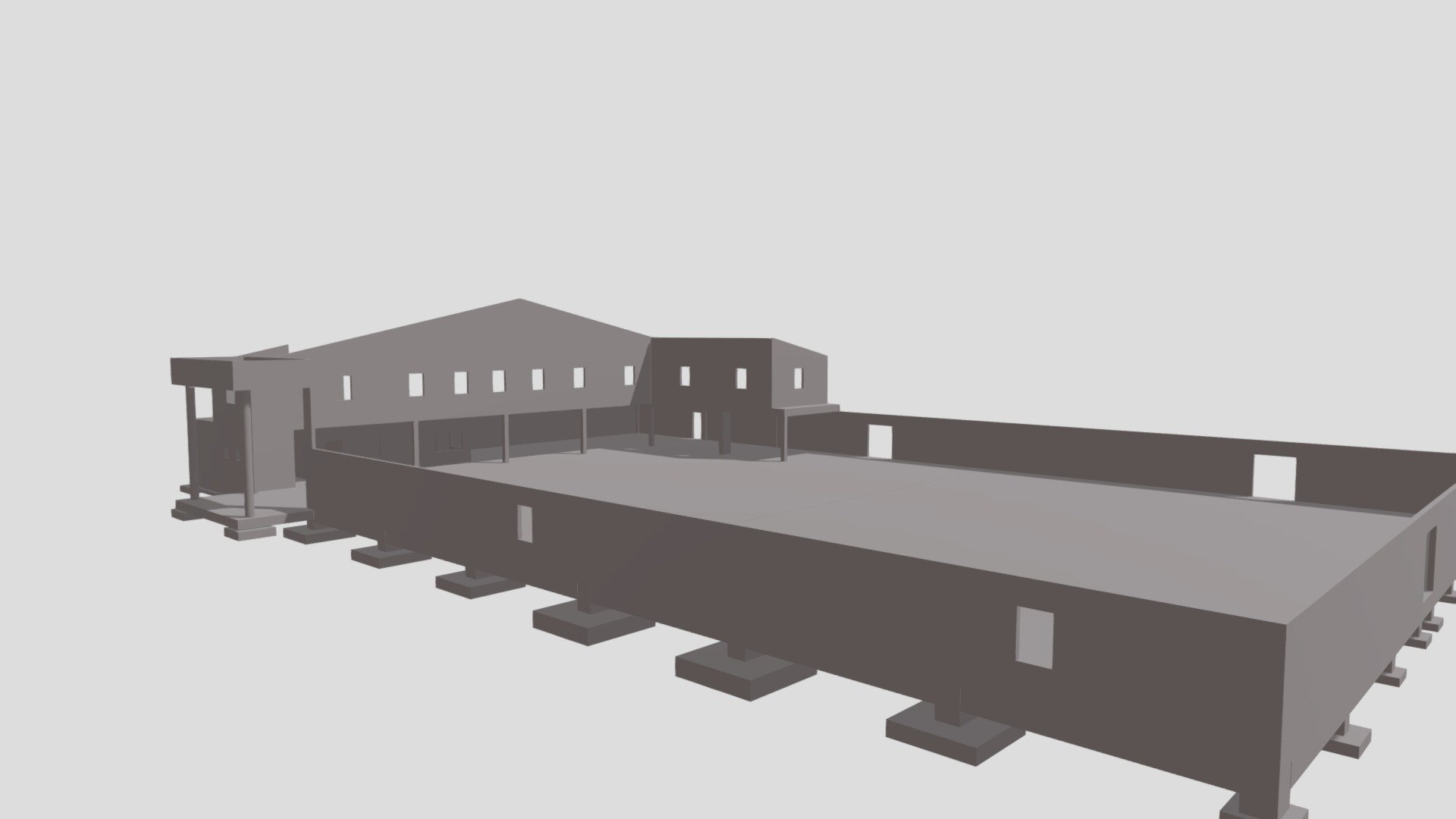 BATIMENT INDUSTRIEL - 3D model by Stephane.Begue [2e246f5] - Sketchfab