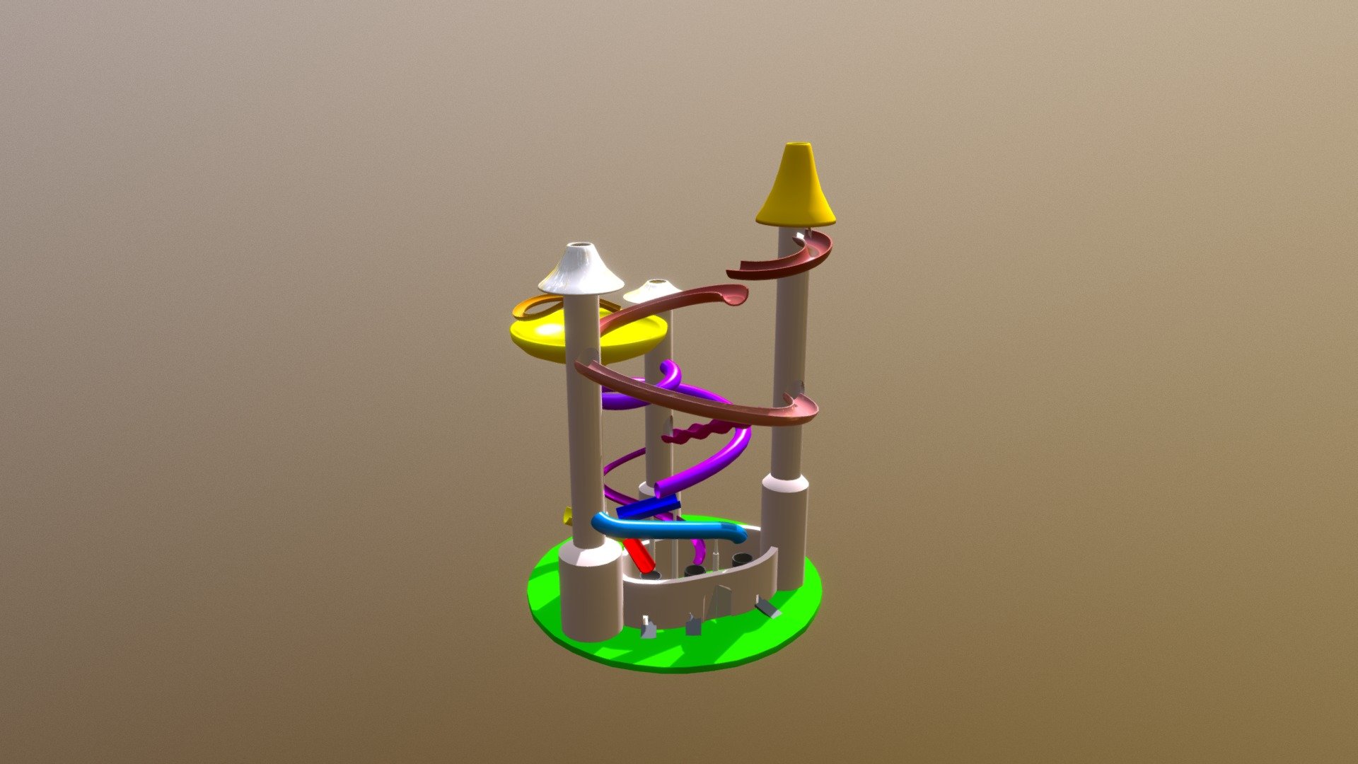 Marble Track - 3D model by beltink [2e24923] - Sketchfab