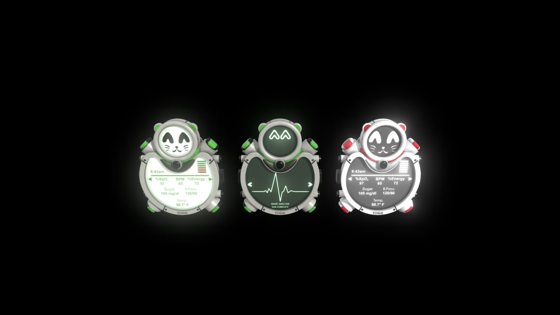 Toshi personal healthcare guardian - 3D model by yiti3d [2e26137 ...