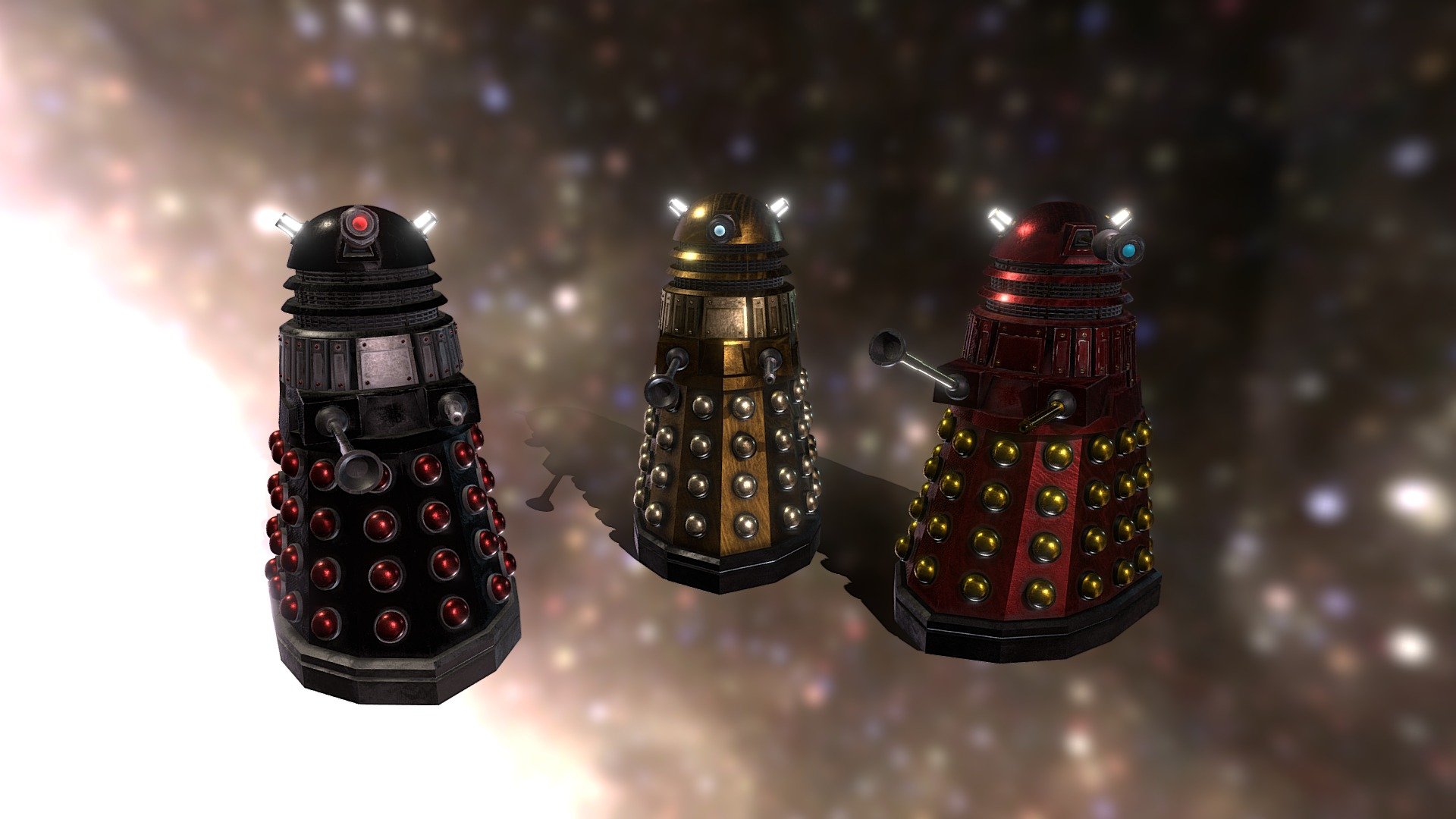 Daleks - Doctor Who - 3D model by Kalúfugo (@kalufugo) [2e2621b ...