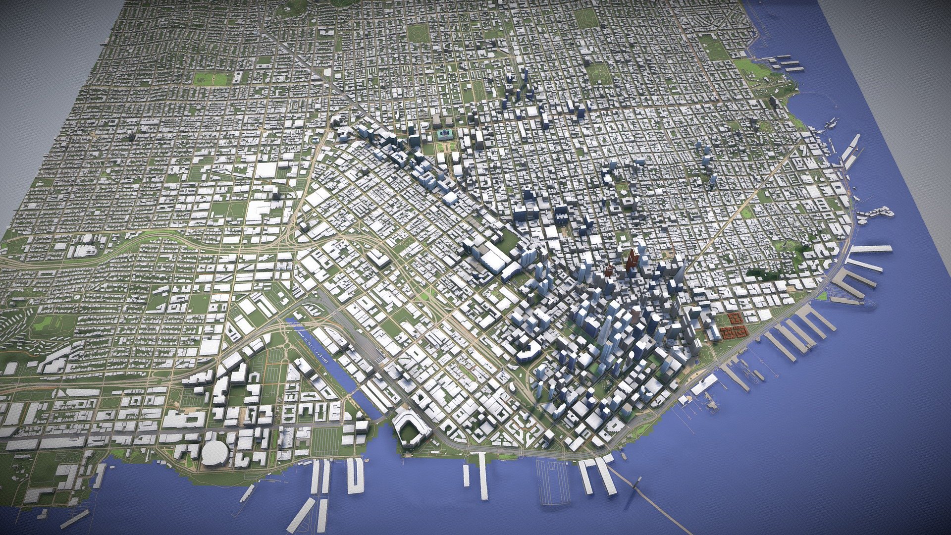 San Francisco USA - city and urban - Buy Royalty Free 3D model by Jinda ...