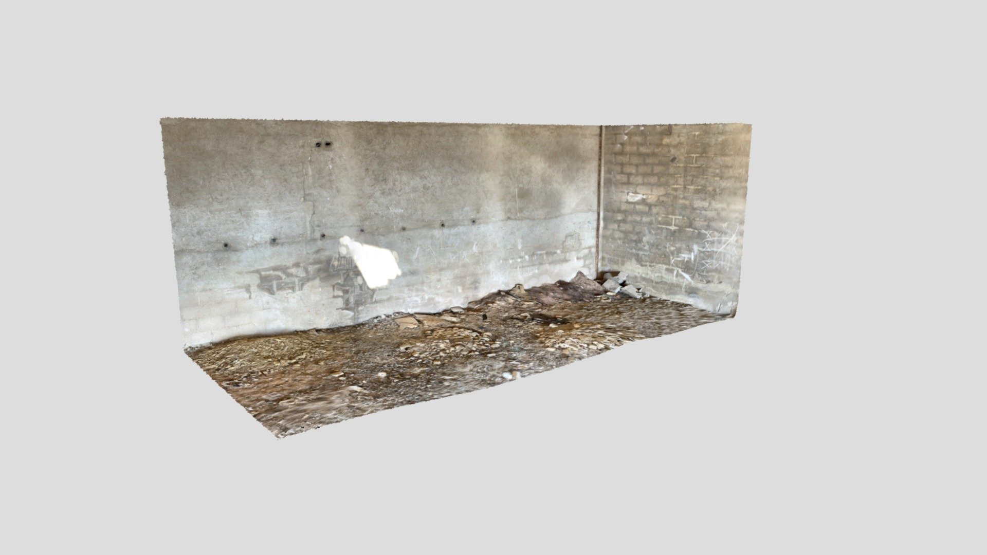 corner derelict wall - Download Free 3D model by studio3WG [2e28f07 ...