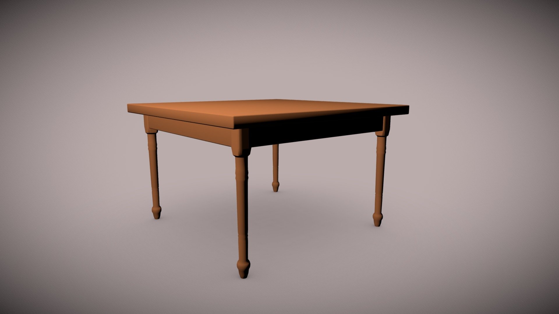 Generic Dining Table - Download Free 3D model by Trails of the Past ...
