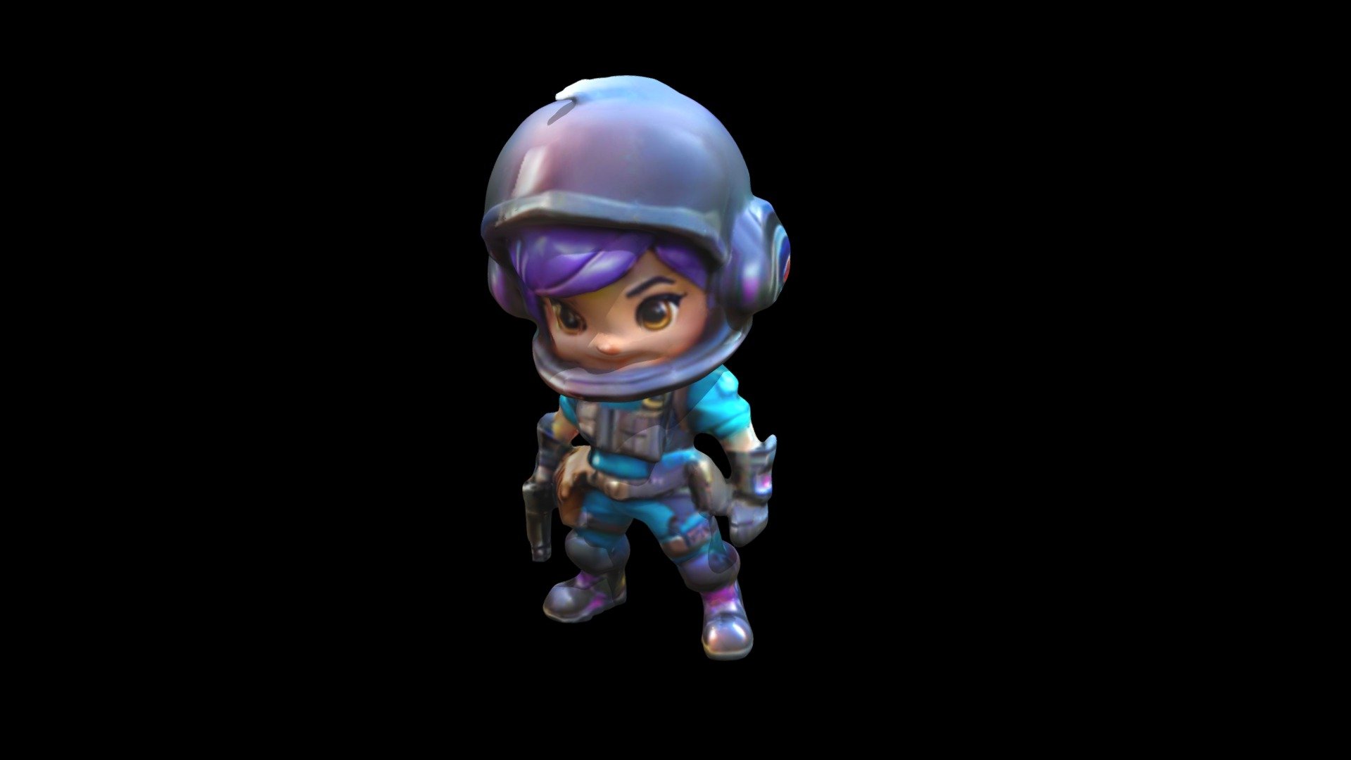 Blasting off into space with character from mobi - Download Free 3D ...