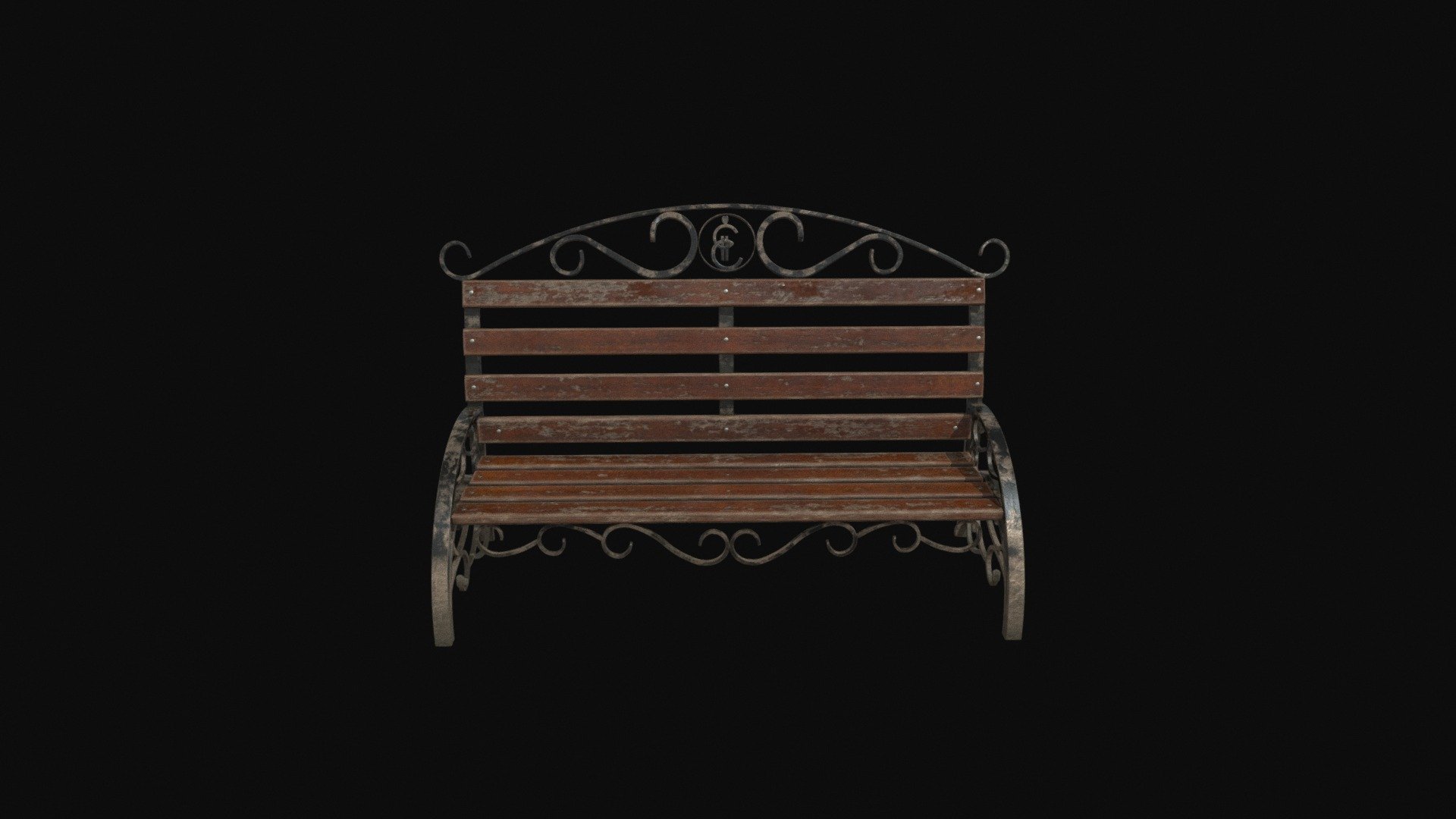 old bench in the park - Download Free 3D model by Semen__2006 [2e2a574 ...