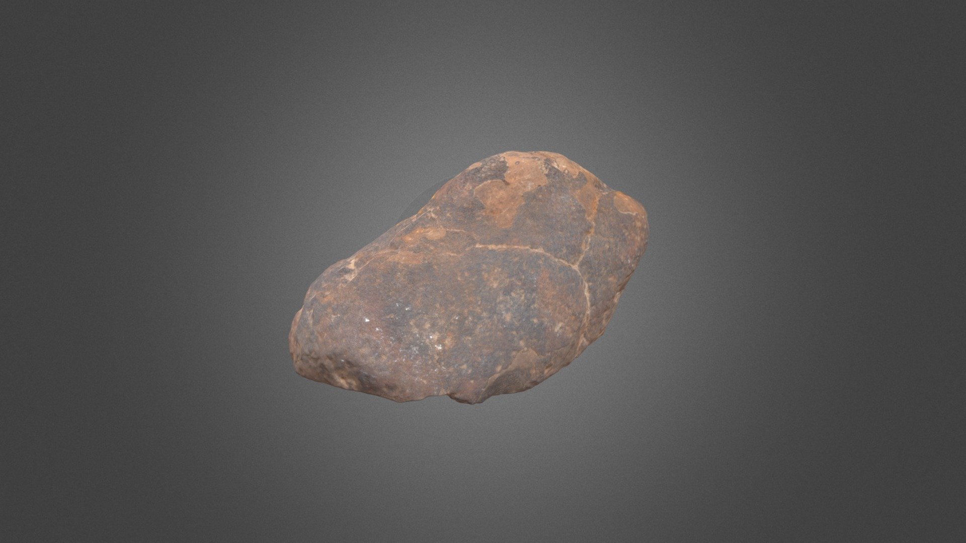 MeteorWrong: rock with weathering rind - 3D model by Delft Meteorite ...