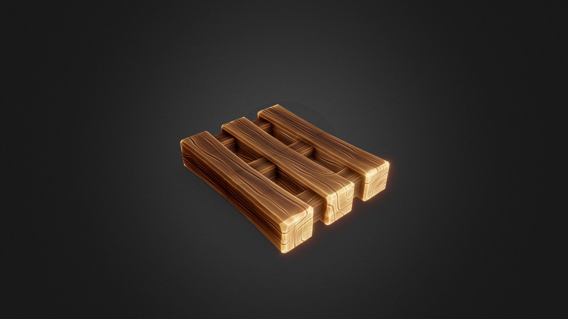 Stylized Low-poly Wooden Pallet - Download Free 3D model by Rocco ...