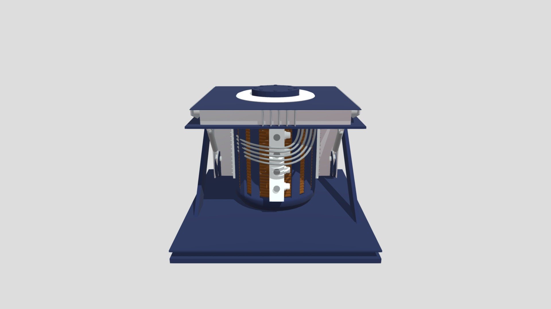 Induction Furnace - 3D model by Zain Awan (@zainawan) [2e2c2e9] - Sketchfab