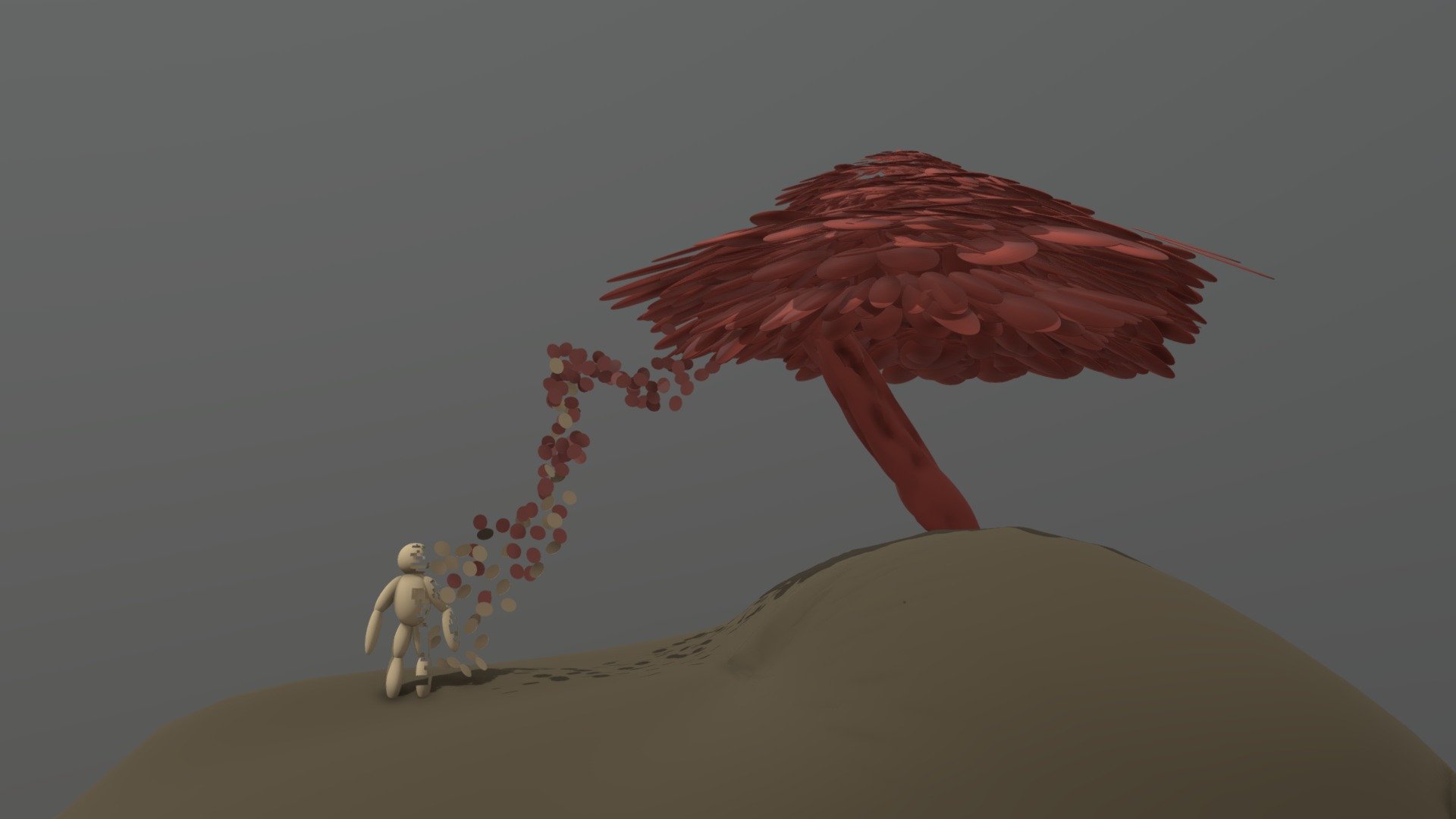 The legend of the red tree - 3D model by Zenter26 [2e2c34f] - Sketchfab