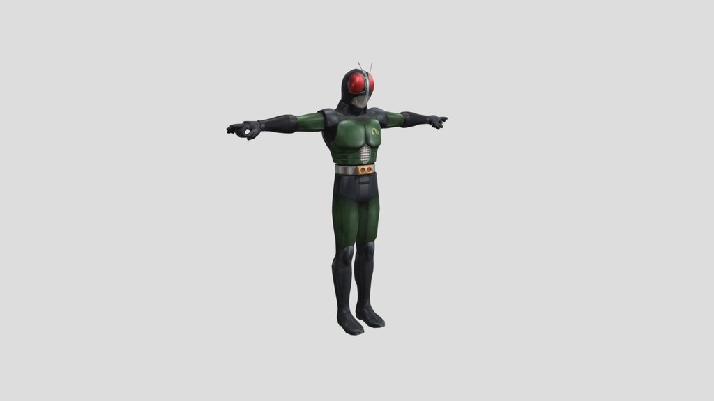 kamen rider - A 3D model collection by ida1231 - Sketchfab