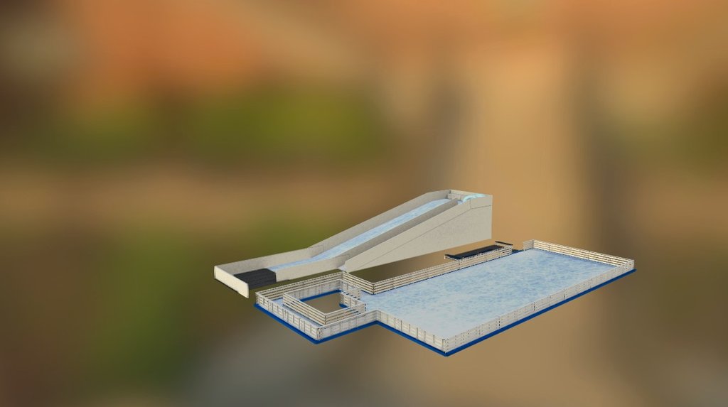 Ice Rink with Ice Path and Ice Slide - 3D model by ifec.gr (@ifecsa ...