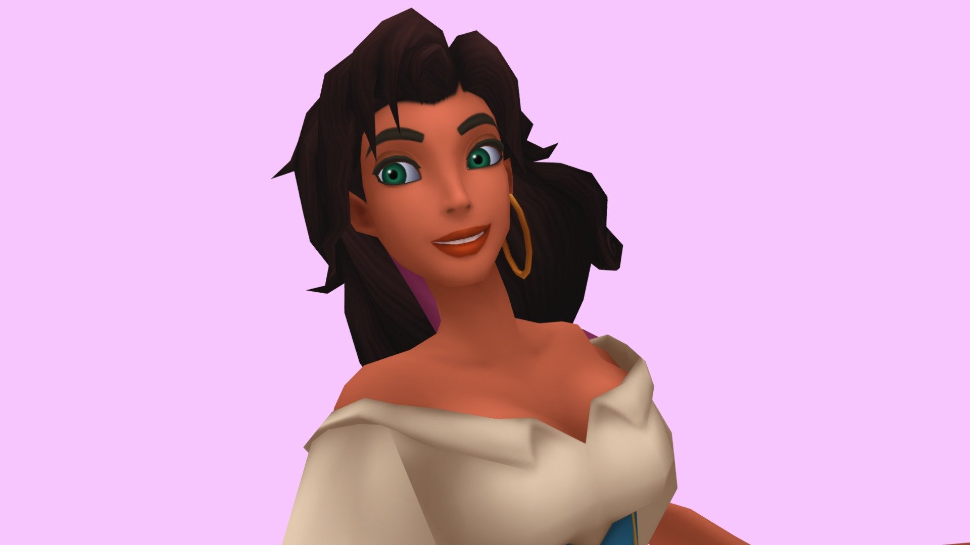 Esmeralda - Kingdom Hearts - 3D model by 𝕋𝕙𝕖 𝔼𝕧𝕖𝕟𝕚𝕟𝕘 𝕊𝕥𝕒𝕣 ...