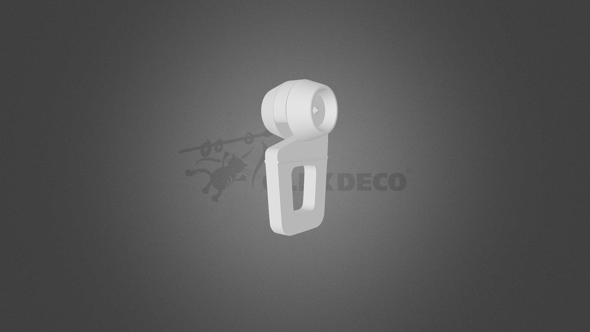 Бегунок с роликом 8 мм для клипсы - 3D model by Olexdeco (@brand ...