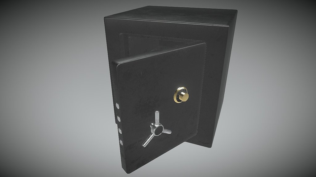 Simple Safe - Download Free 3D model by avhatar [2e308cb] - Sketchfab