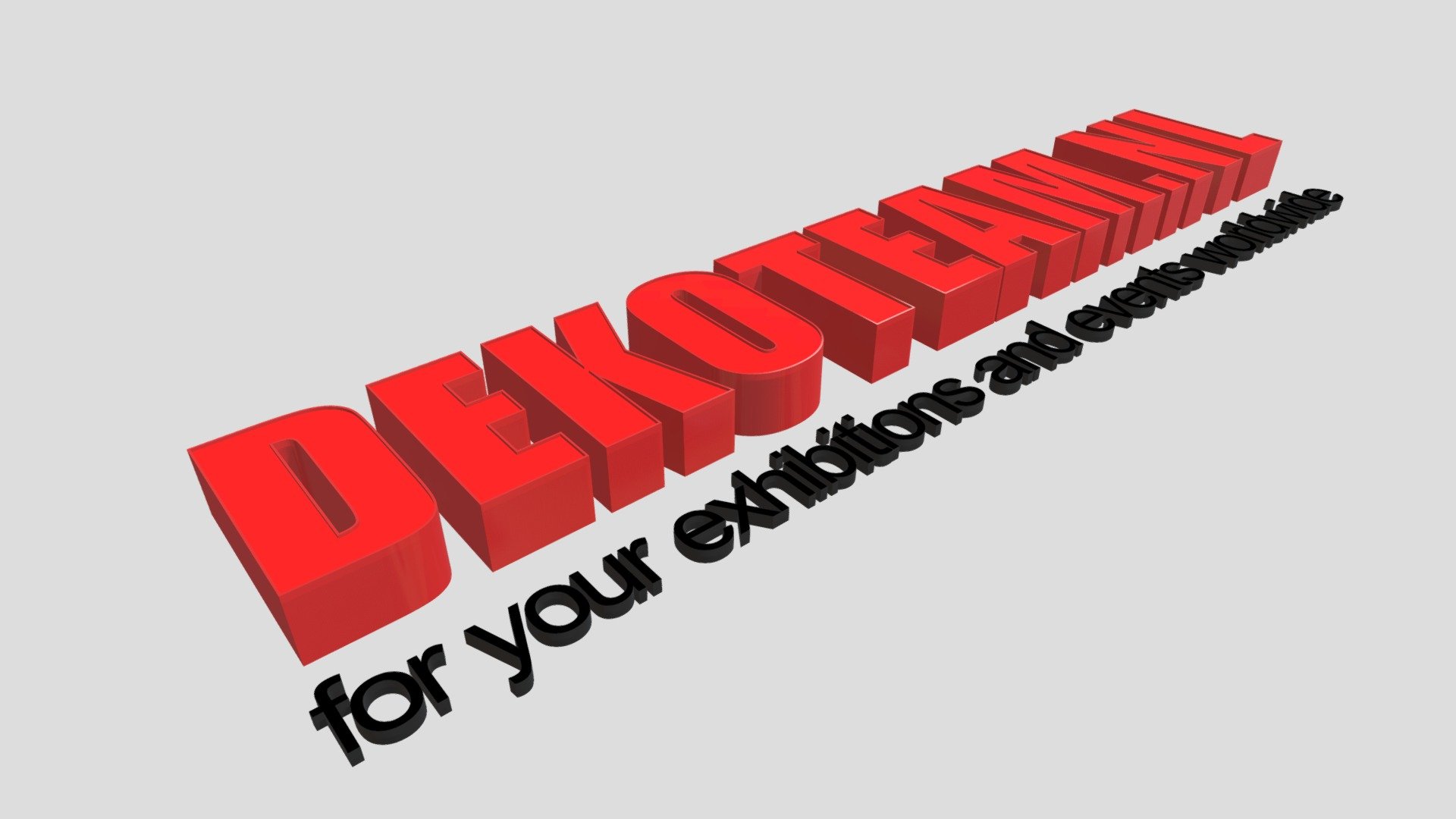 Dekoteam logo - 3D model by Dekoteam [2e309ac] - Sketchfab