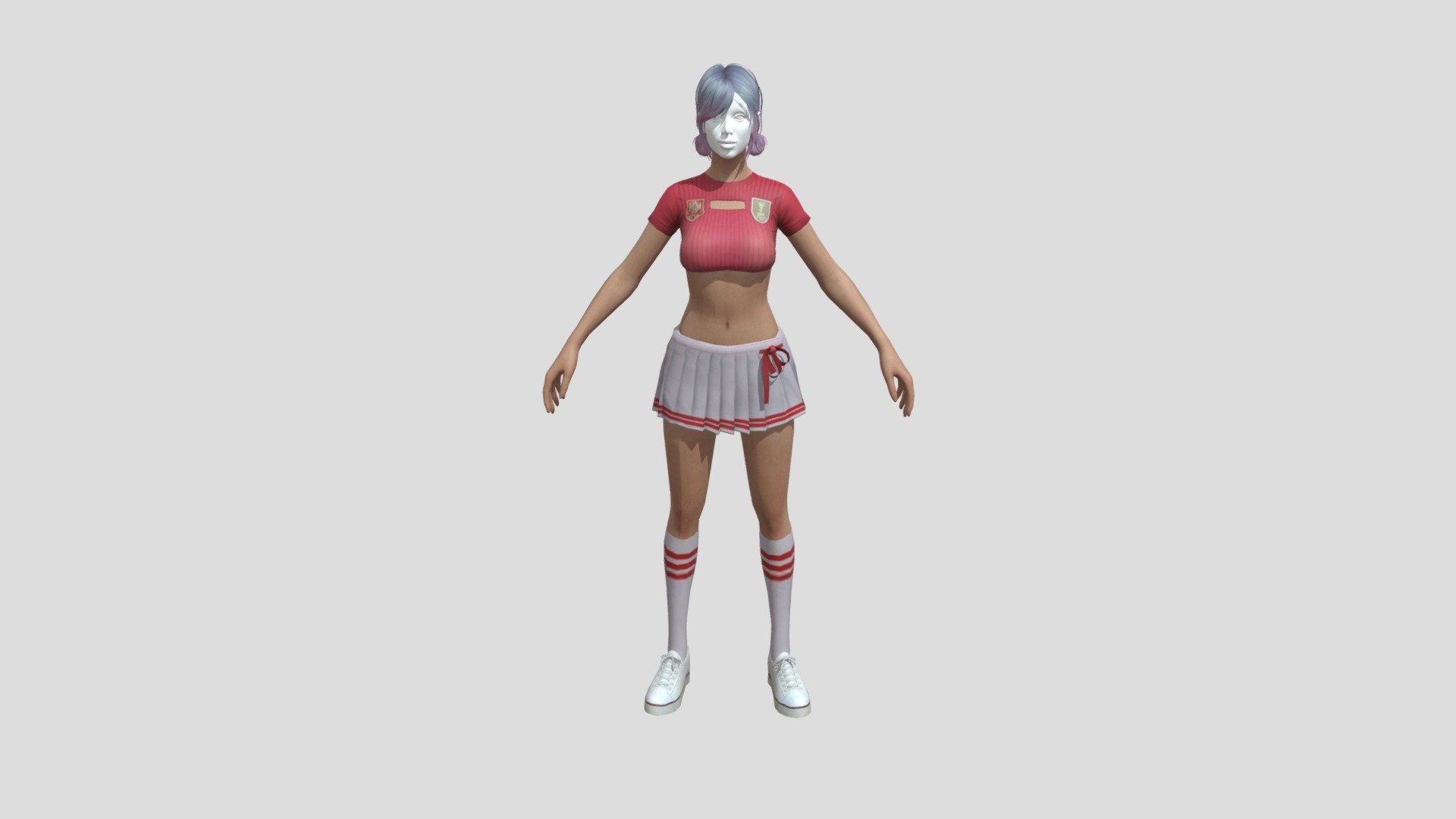 freefire new female 3d model by pace gaming - Download Free 3D model by ...
