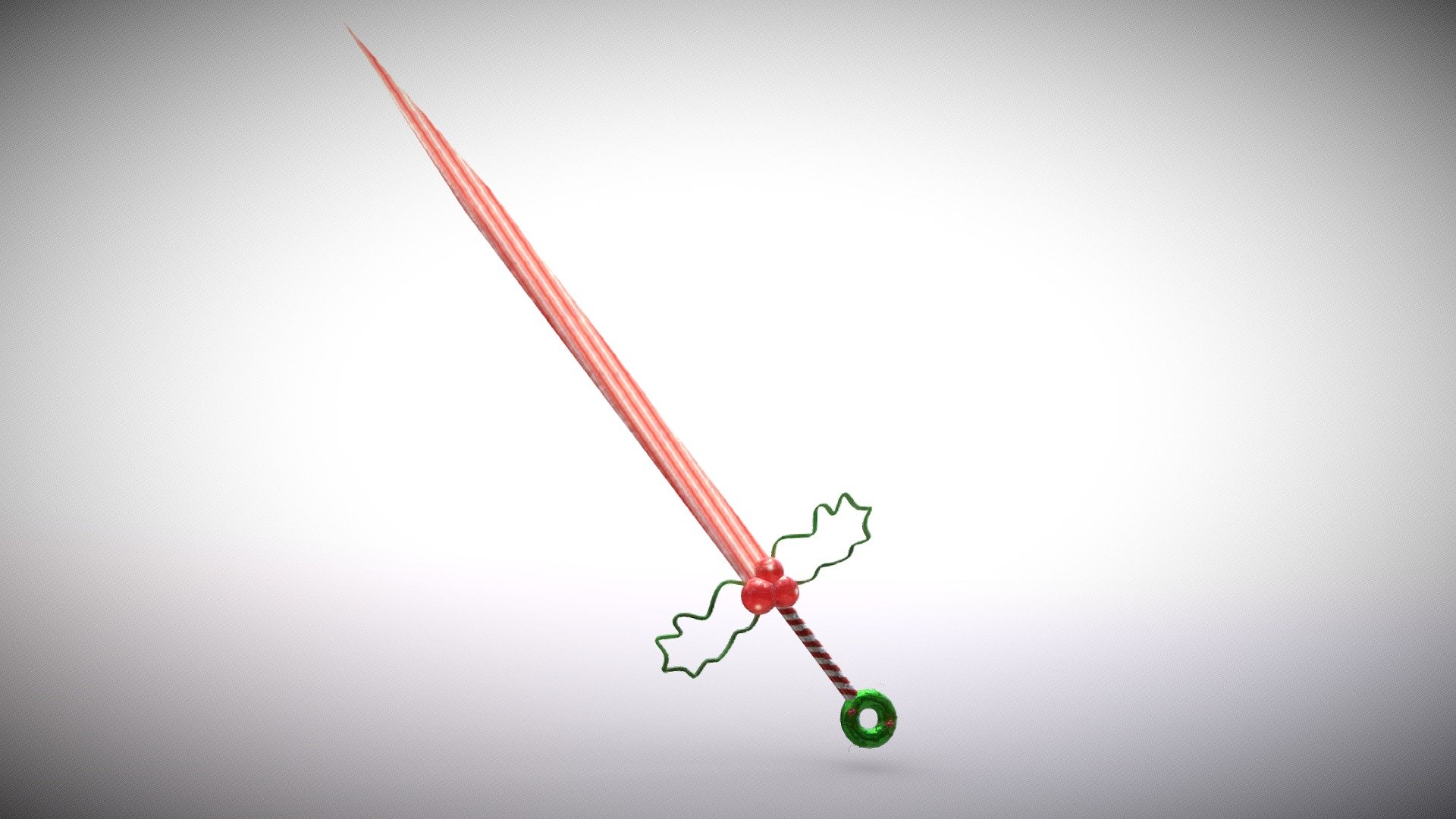 Xmas Sword - 3D model by Alisha (@AlishaBegum) [2e3154b] - Sketchfab