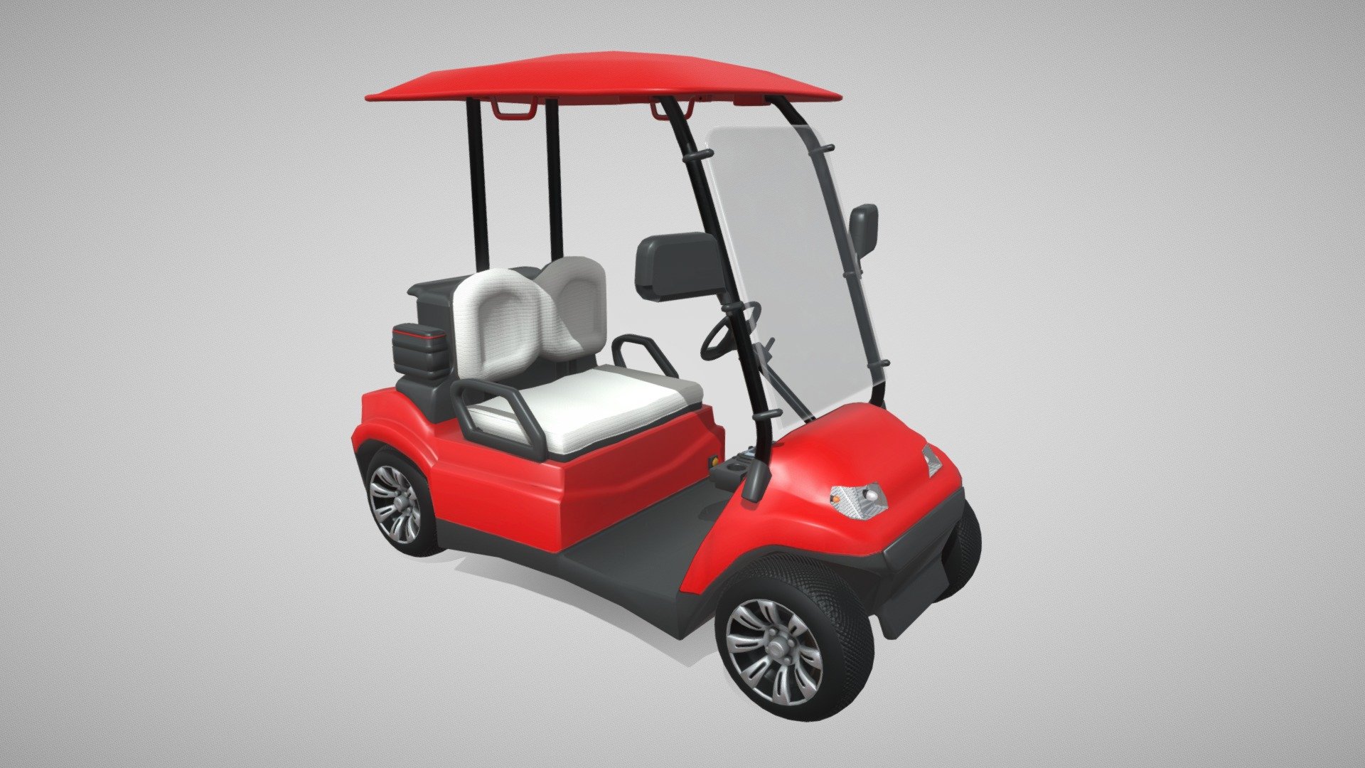 Vehicle - Golf car - Buy Royalty Free 3D model by Mixall (@Mixaills ...