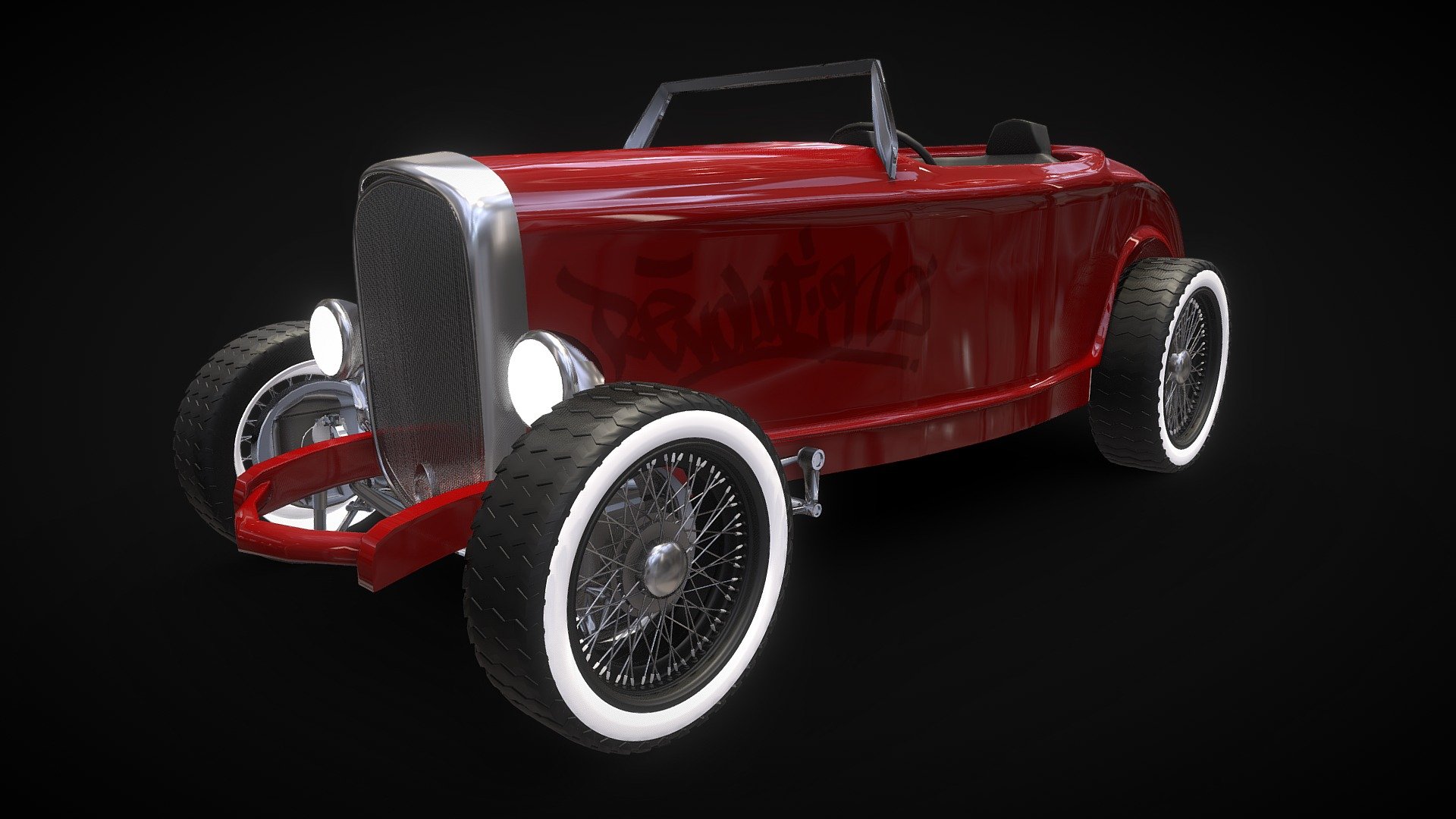 HOT ROD - Download Free 3D model by TomasLA [2e36cc5] - Sketchfab