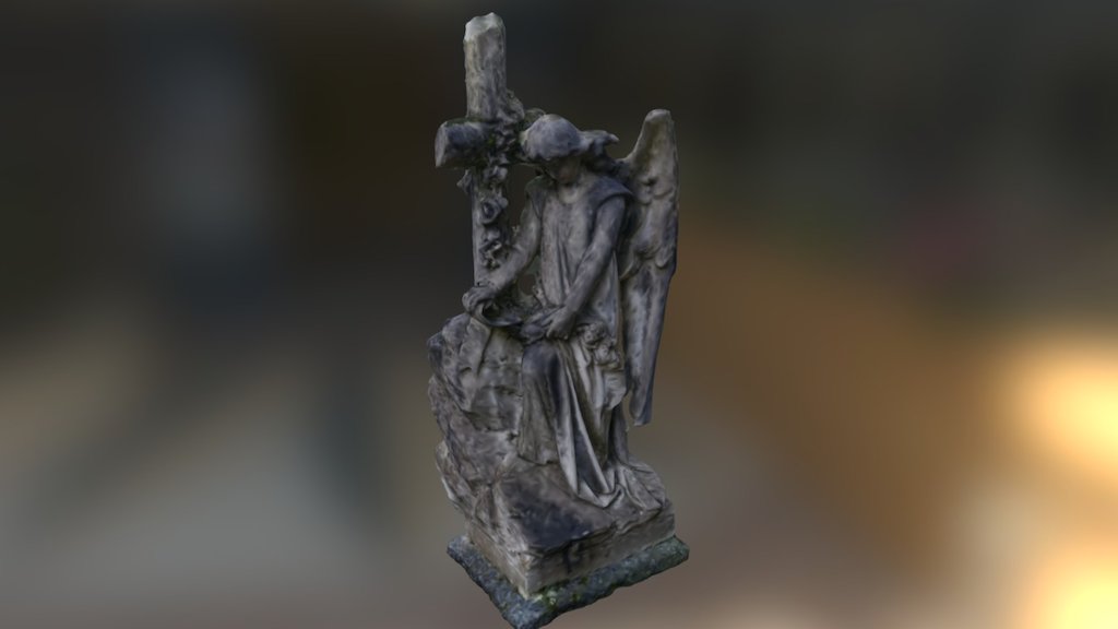 Engel-Statue - 3D model by christianl [2e36edd] - Sketchfab