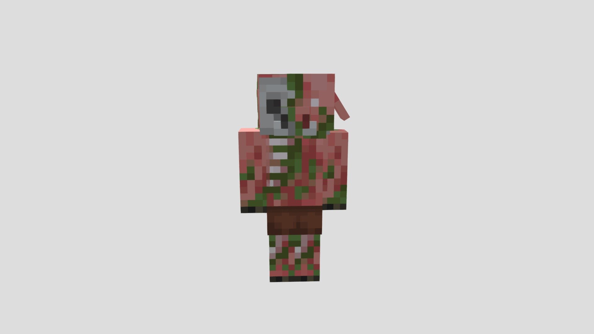 ZOMBIFIED PIGLIN'S REMODEL - Download Free 3D model by Brawl2024 ...