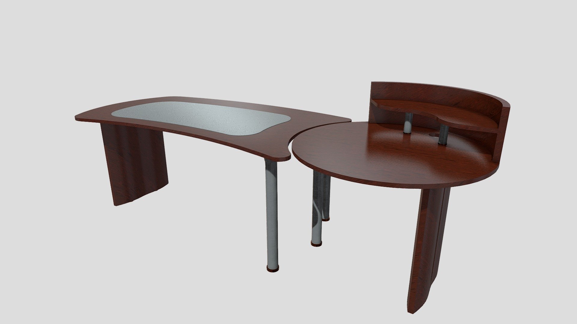 Desk - Bureau - Buy Royalty Free 3D model by Abdelaziz FARHI (@farhi ...
