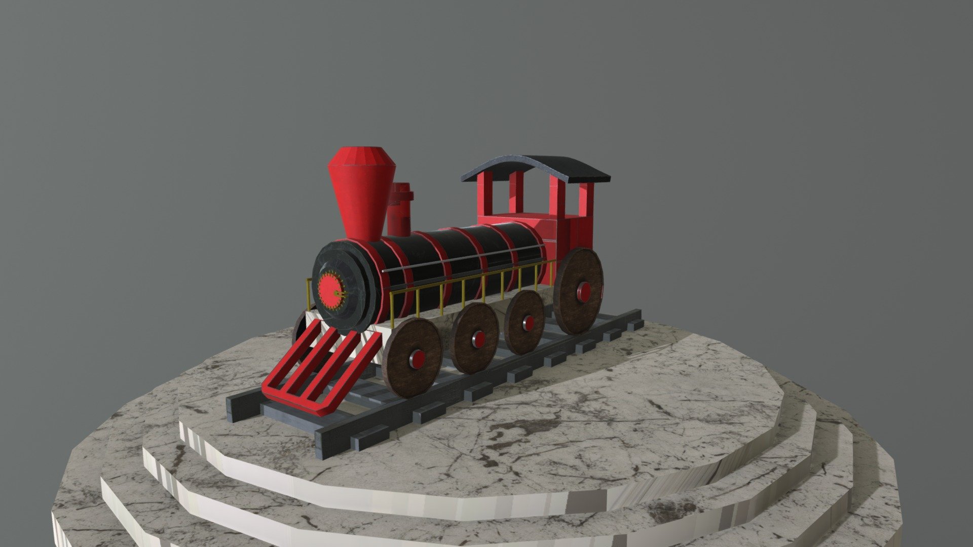 Toy Train - 3D model by Laerte (@76772) [2e37d64] - Sketchfab