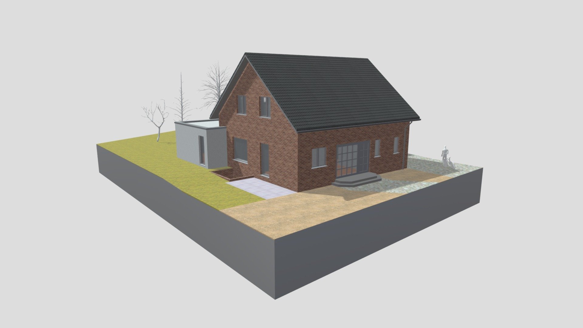 VAR1: Renovated 1-Story House - 3D model by J.Dorow (@jdorow) [2e37f6c ...