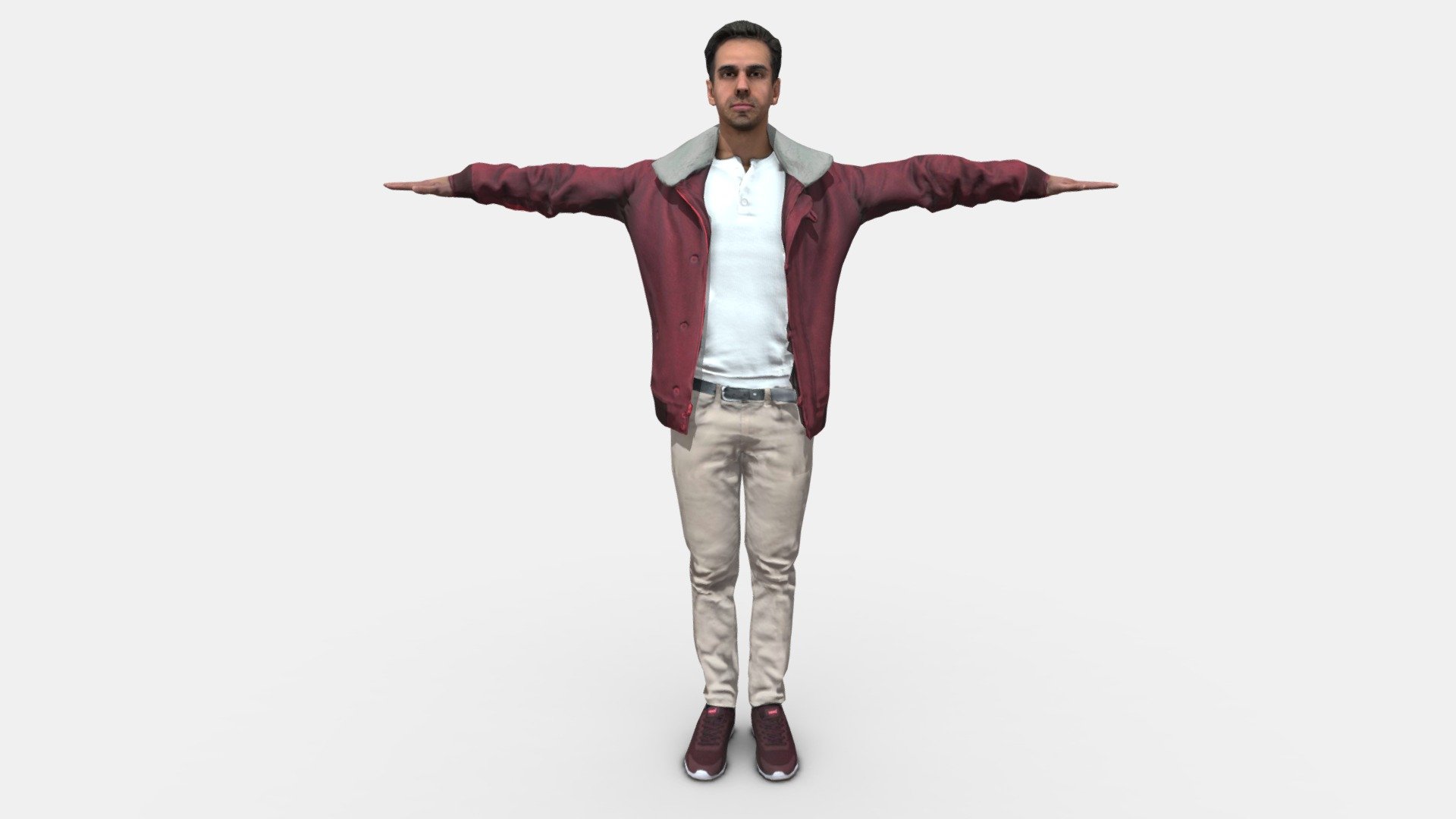 Jaka Costume RIG (T- Pose) - Download Free 3D model by Detsu Reg ...