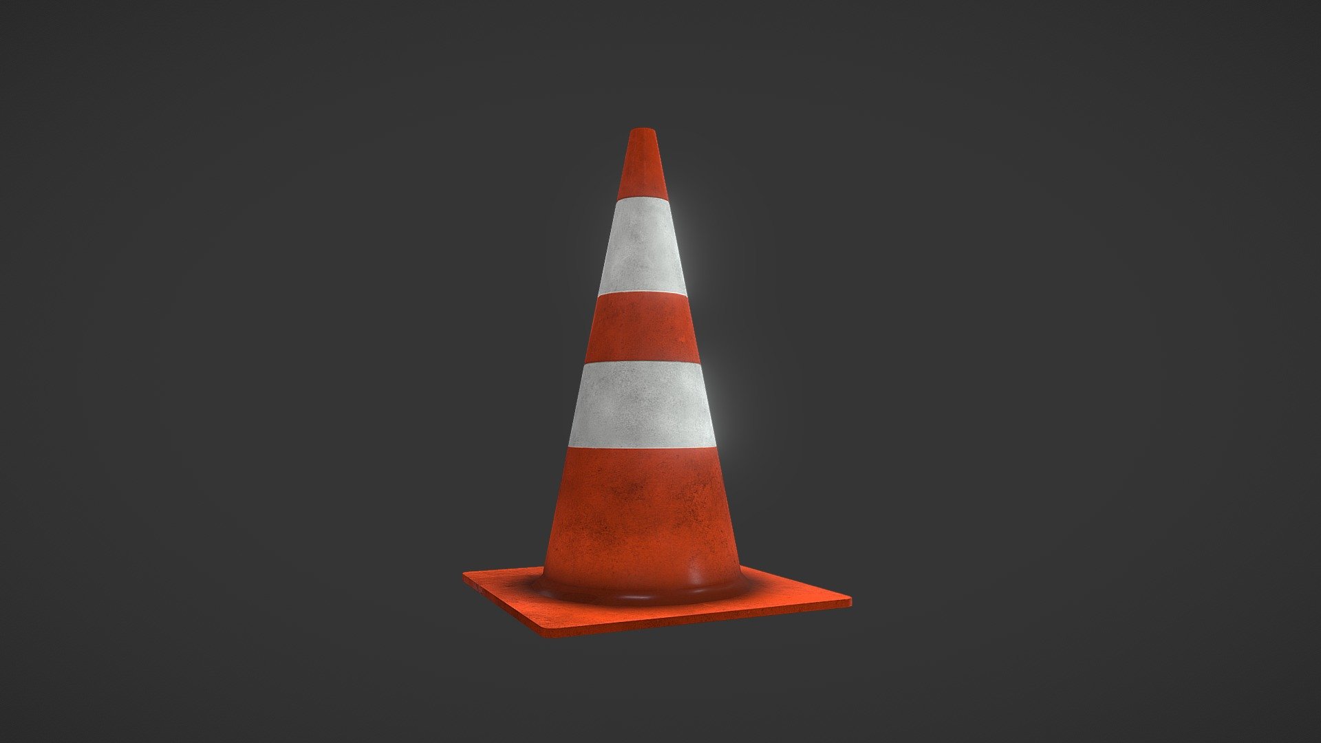 Street Cone - 4K Textures - Lowpoly (PBR) - Buy Royalty Free 3D model ...