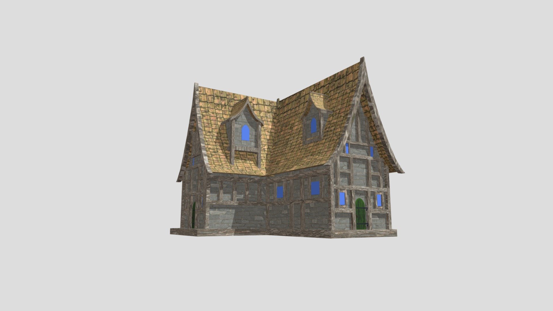 big medieval house - Download Free 3D model by ItsGamertor [2e3c150 ...