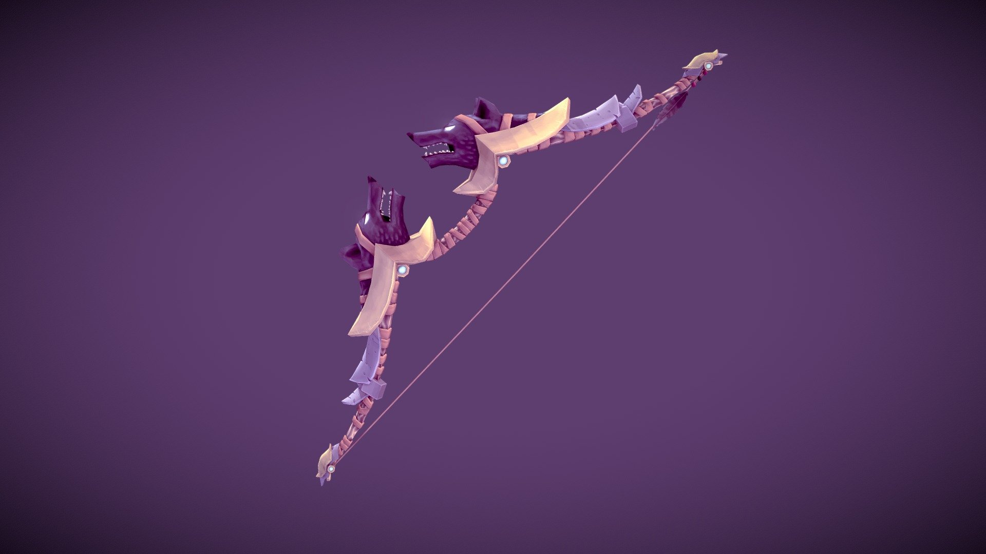 Darkmoon, Legendary bow for Ilysia - 3D model by Graham (@graham3d ...