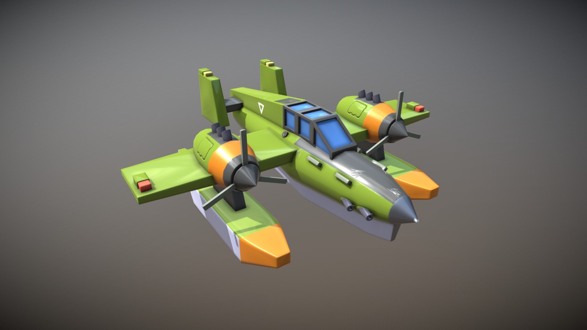 Stylized Air Plane - 3D model by BradyL [2e3c467] - Sketchfab