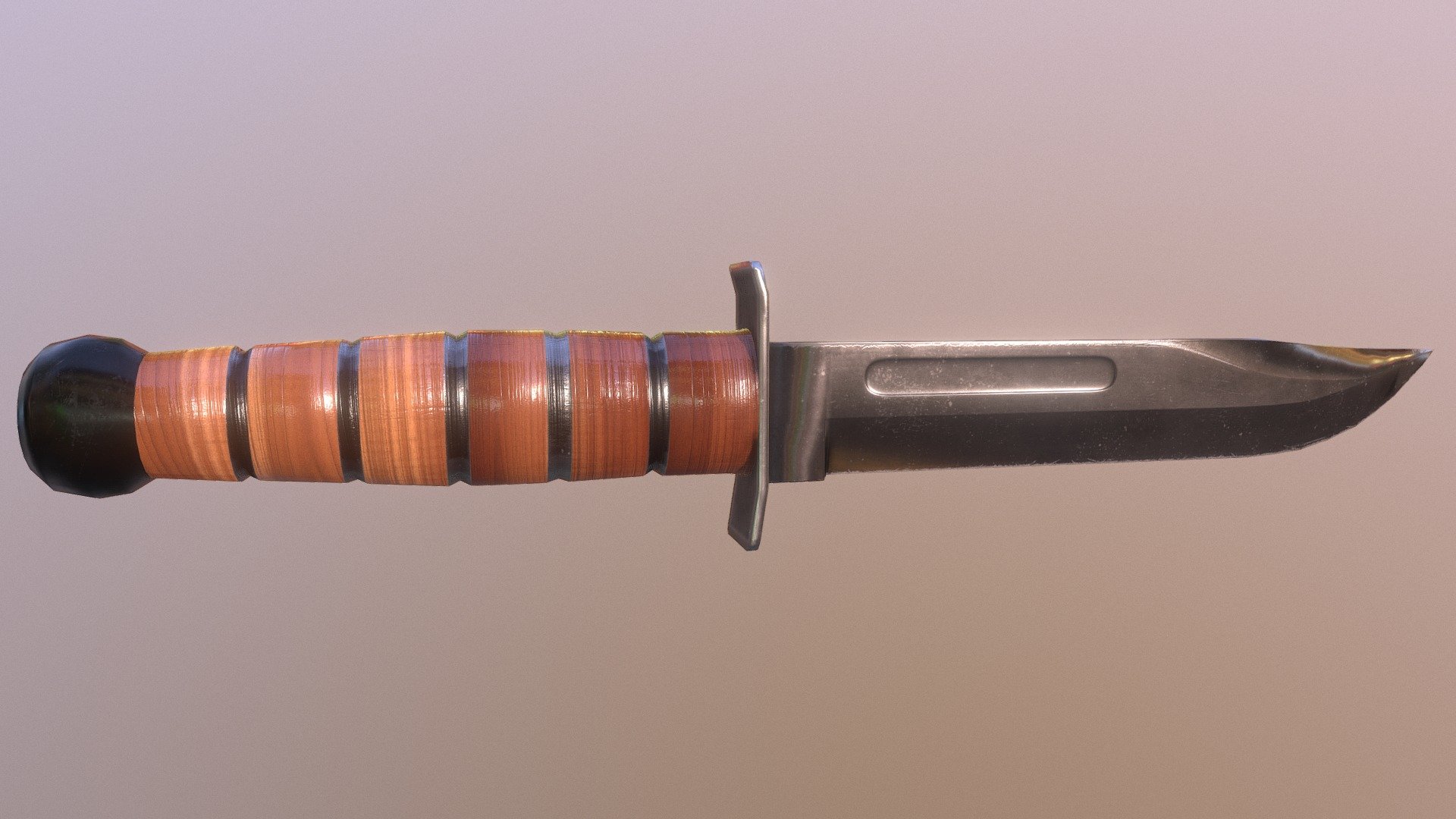 Knife 2 Low Poly - Game Ready - 3D model by Dario Ban (@NeoWick ...