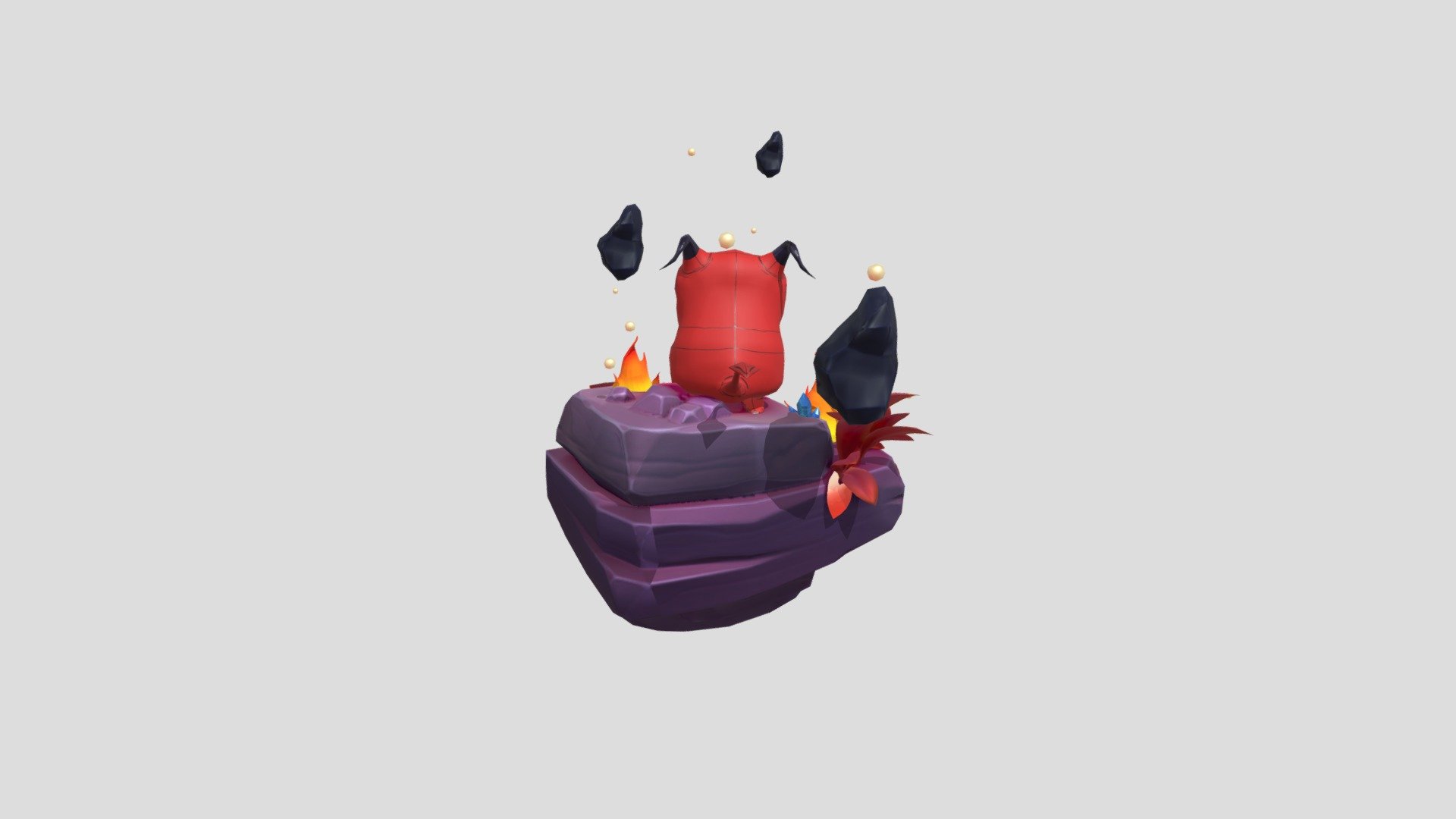 Demon in hell - 3D model by BradleyWilliams [2e3d427] - Sketchfab