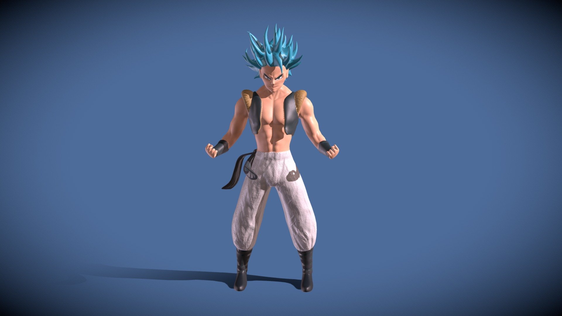 Gogeta (ゴジータ) - 3D model by Lorensdarabia [2e3d4ac] - Sketchfab