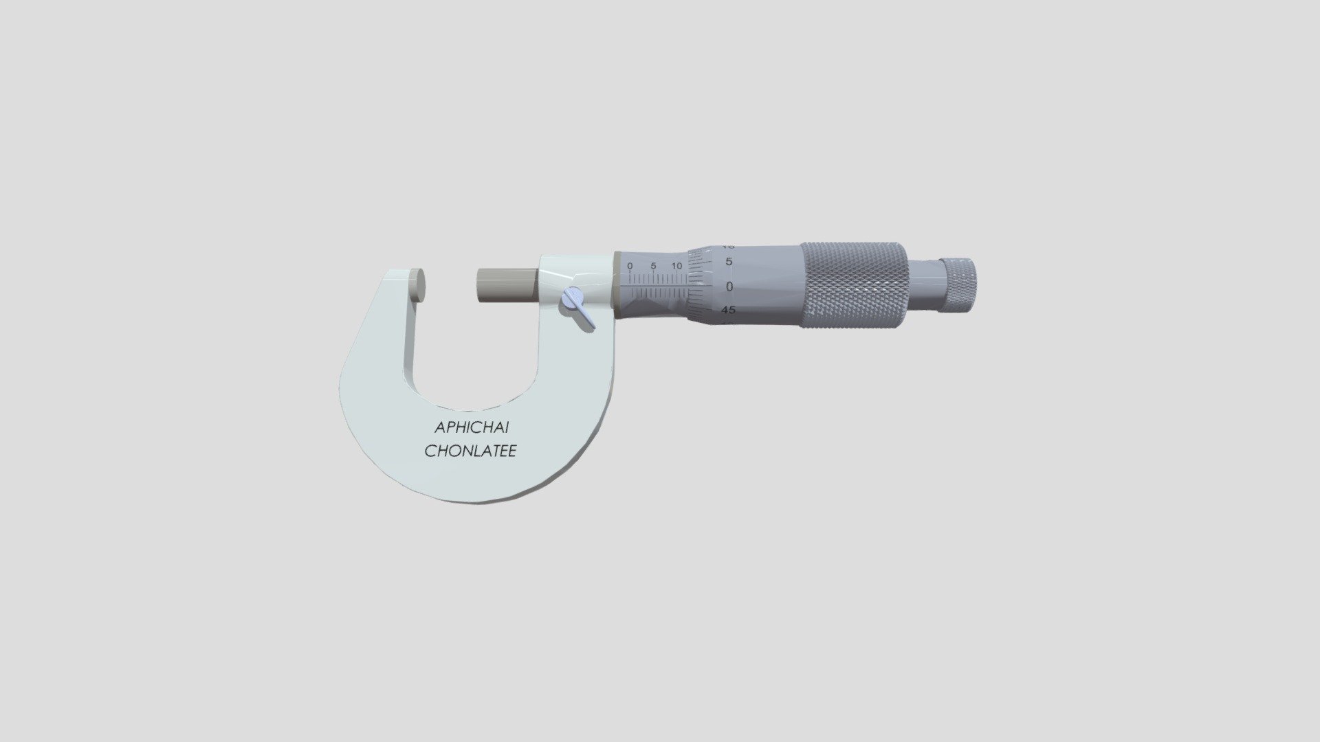 Micrometer - 3D model by Aphichai_AREA76 [2e3e17b] - Sketchfab