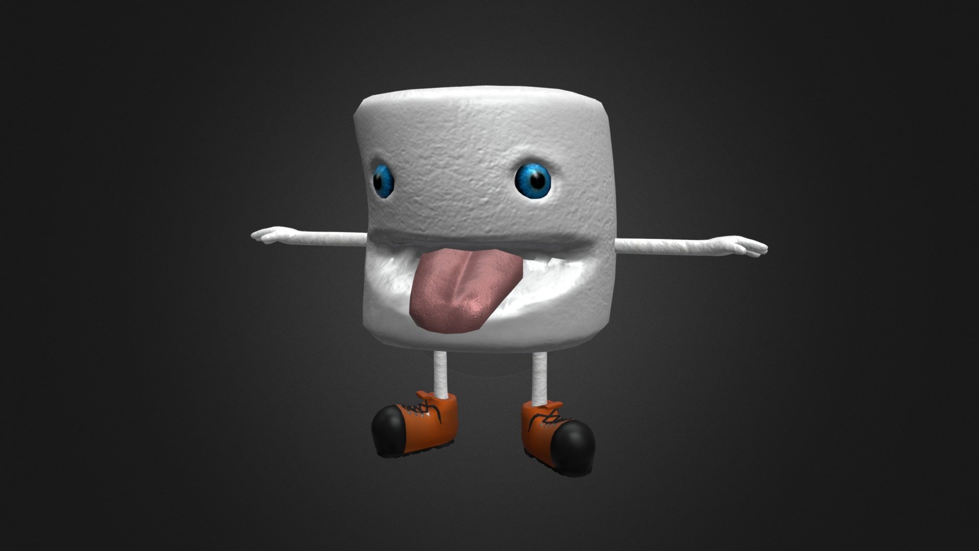 Marshmallow Person - 3D model by Milantique Store (@lawlordp) [2e3e401 ...