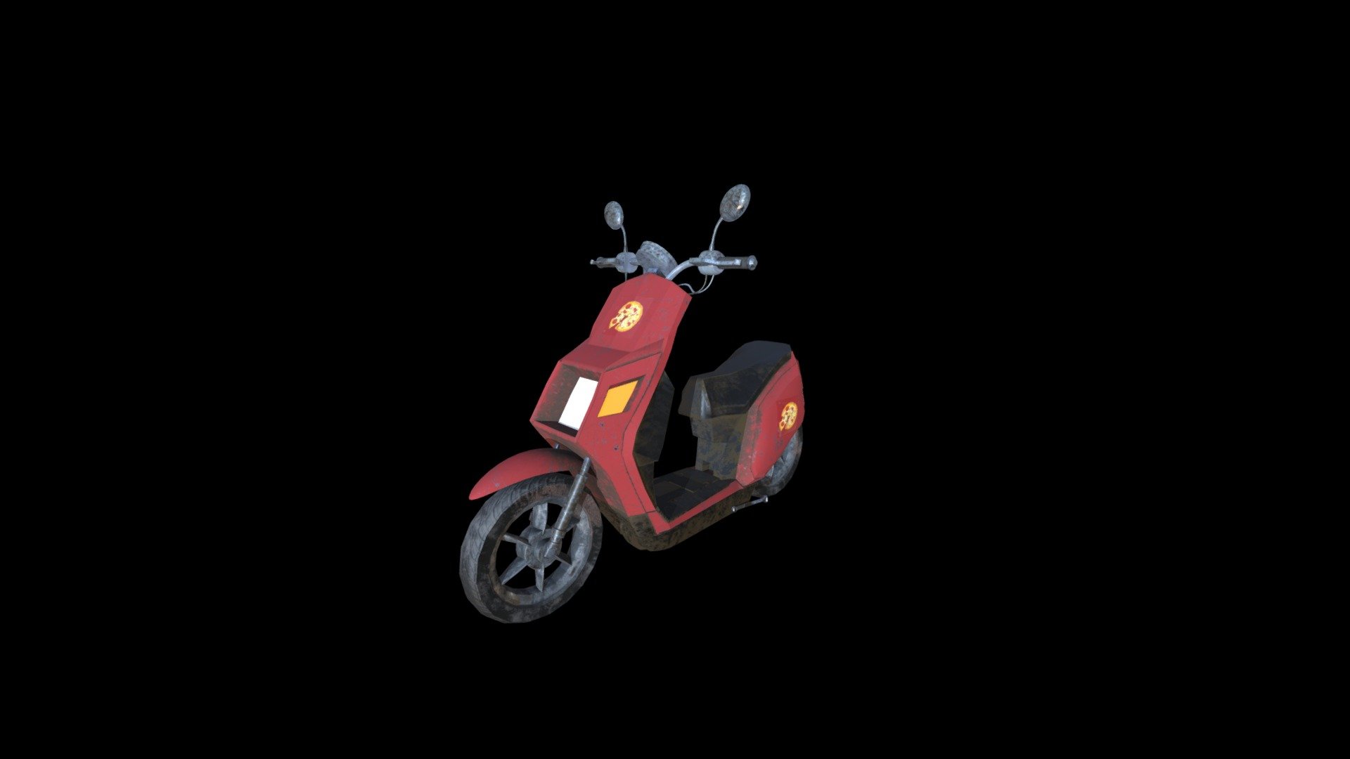 moped - 3D model by mrichner [2e3f3fd] - Sketchfab