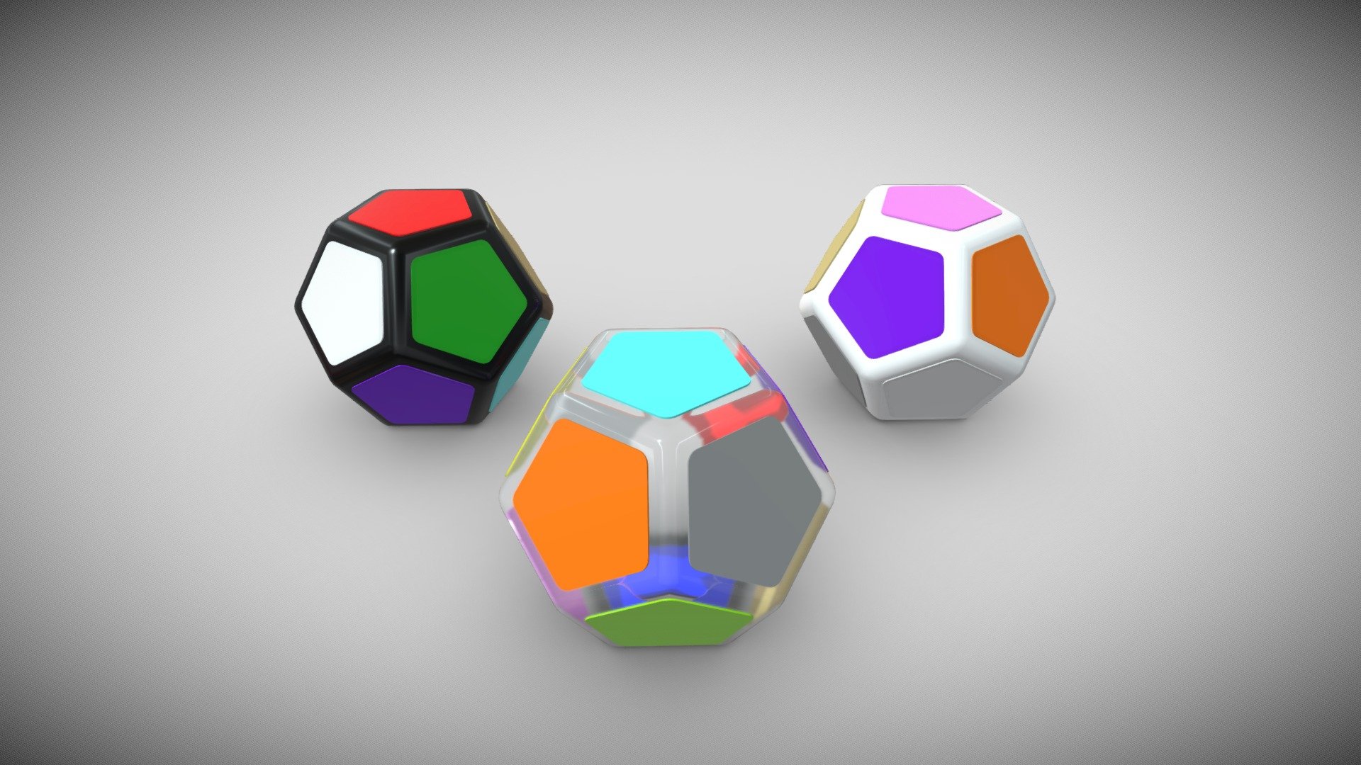 1x1 Megaminxes - Download Free 3D model by SonnyG1 [2e3f53f] - Sketchfab