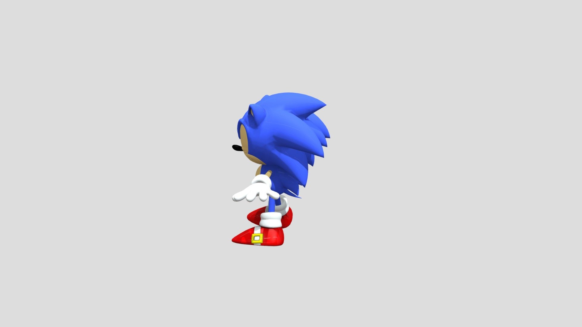 Classic Sonic - 3D model by joneschr003 [2e3fd34] - Sketchfab