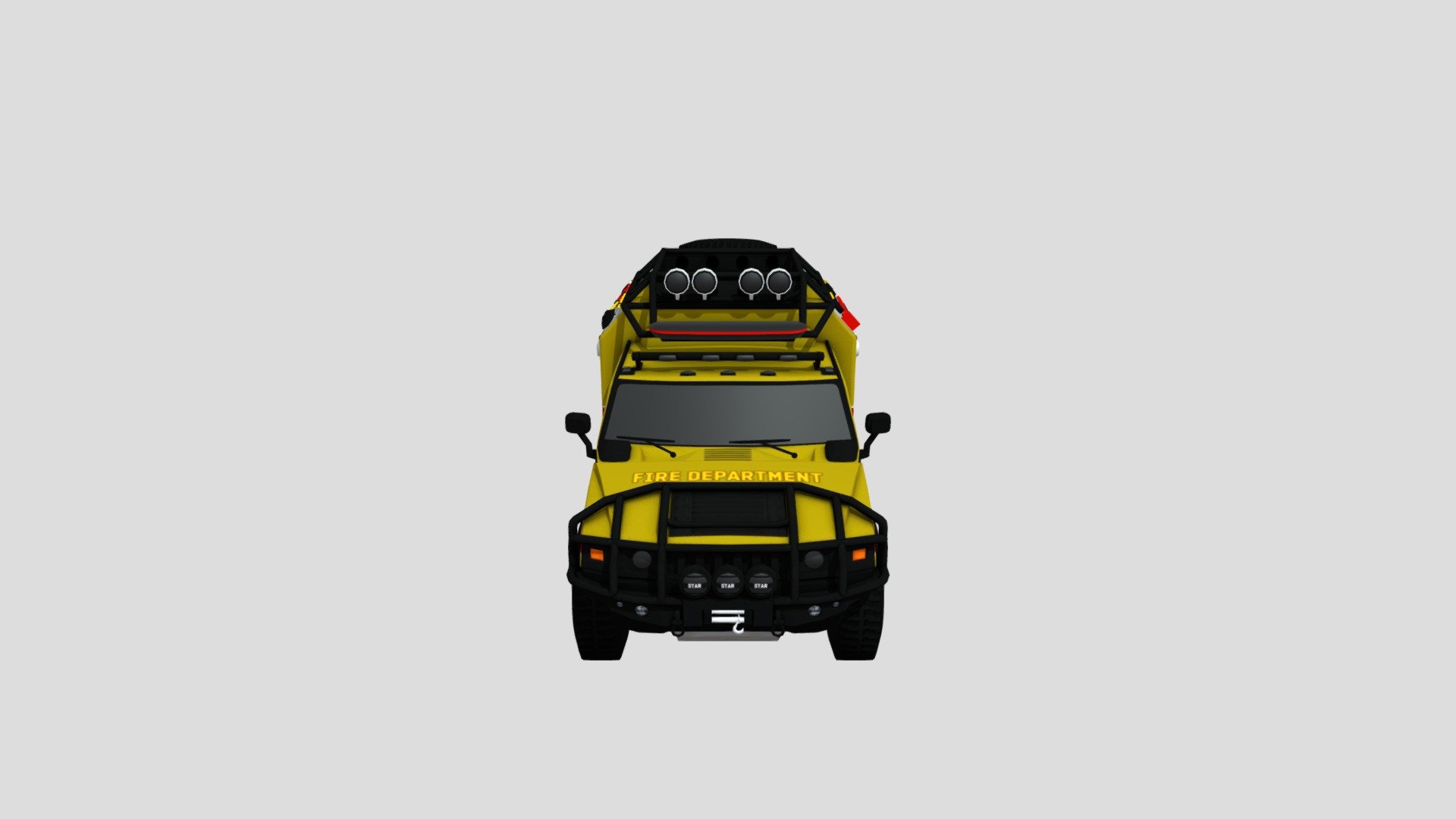 Hummer H2 (Fire Rescue) - Download Free 3D model by Villanueva-Jonatan ...